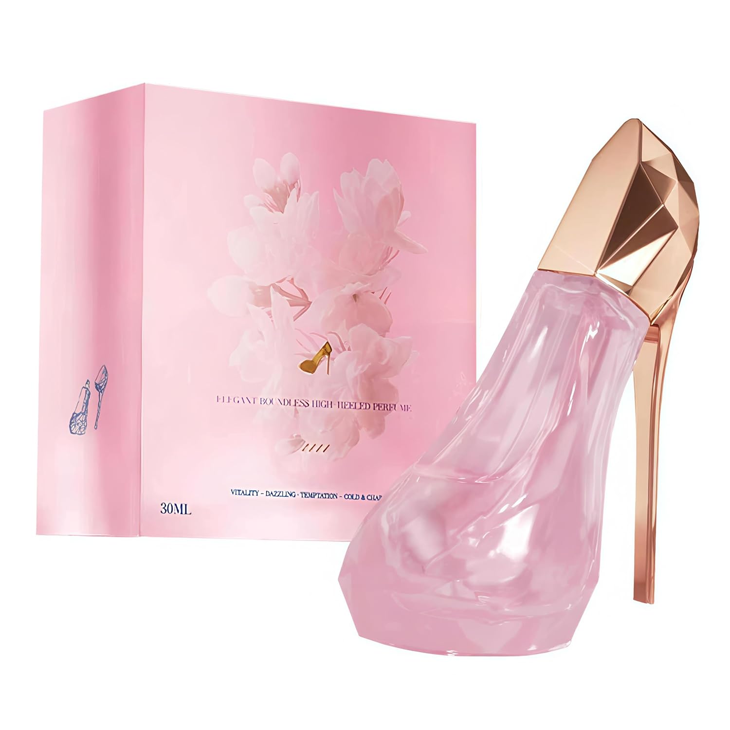 Amazon.com : Pink High Heel Perfume Eau De Parfum Spray Natural ...