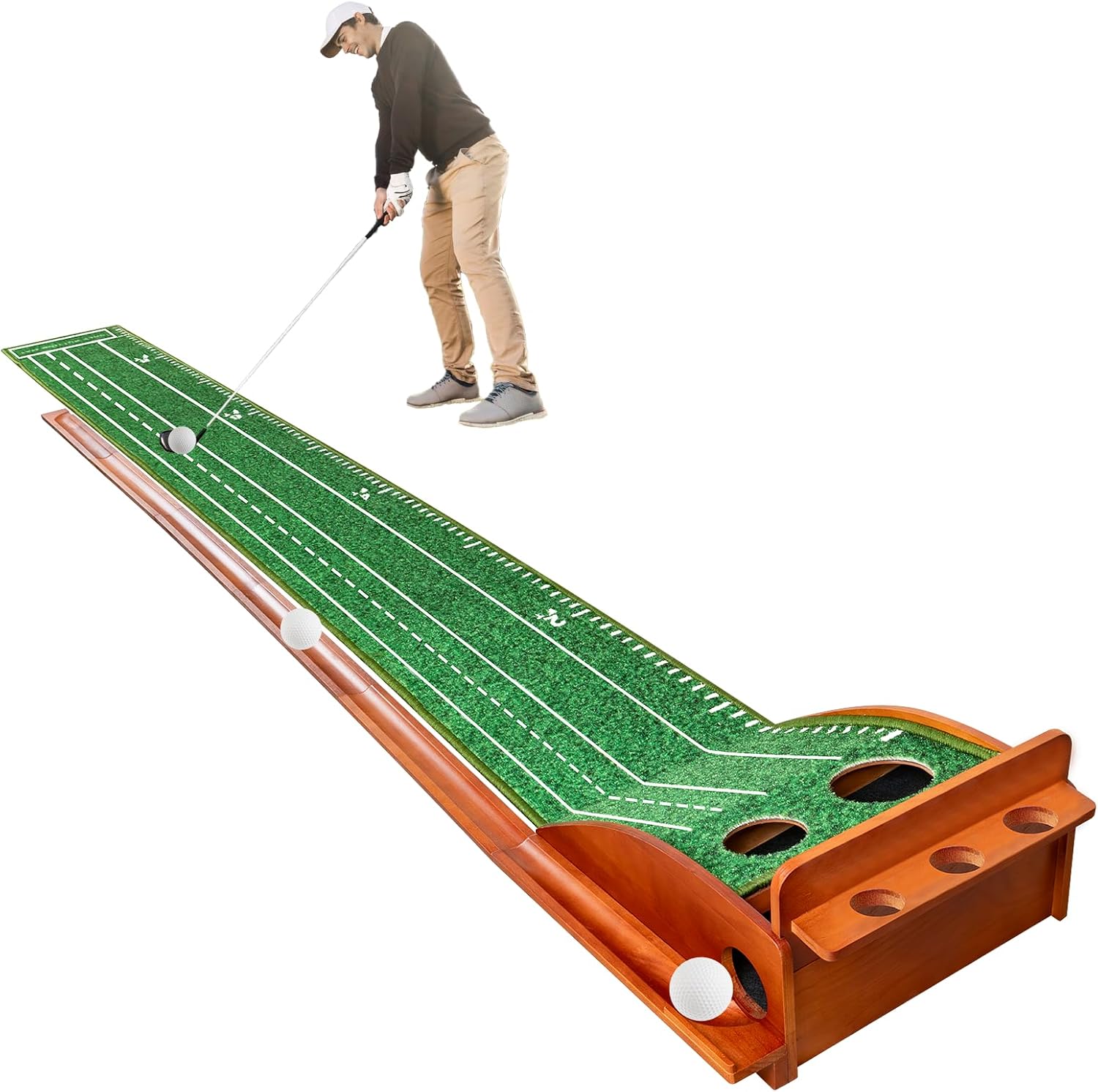 Putting Matt Golf Indoor, Putting Green Indoor, Golf Putting Mat ...