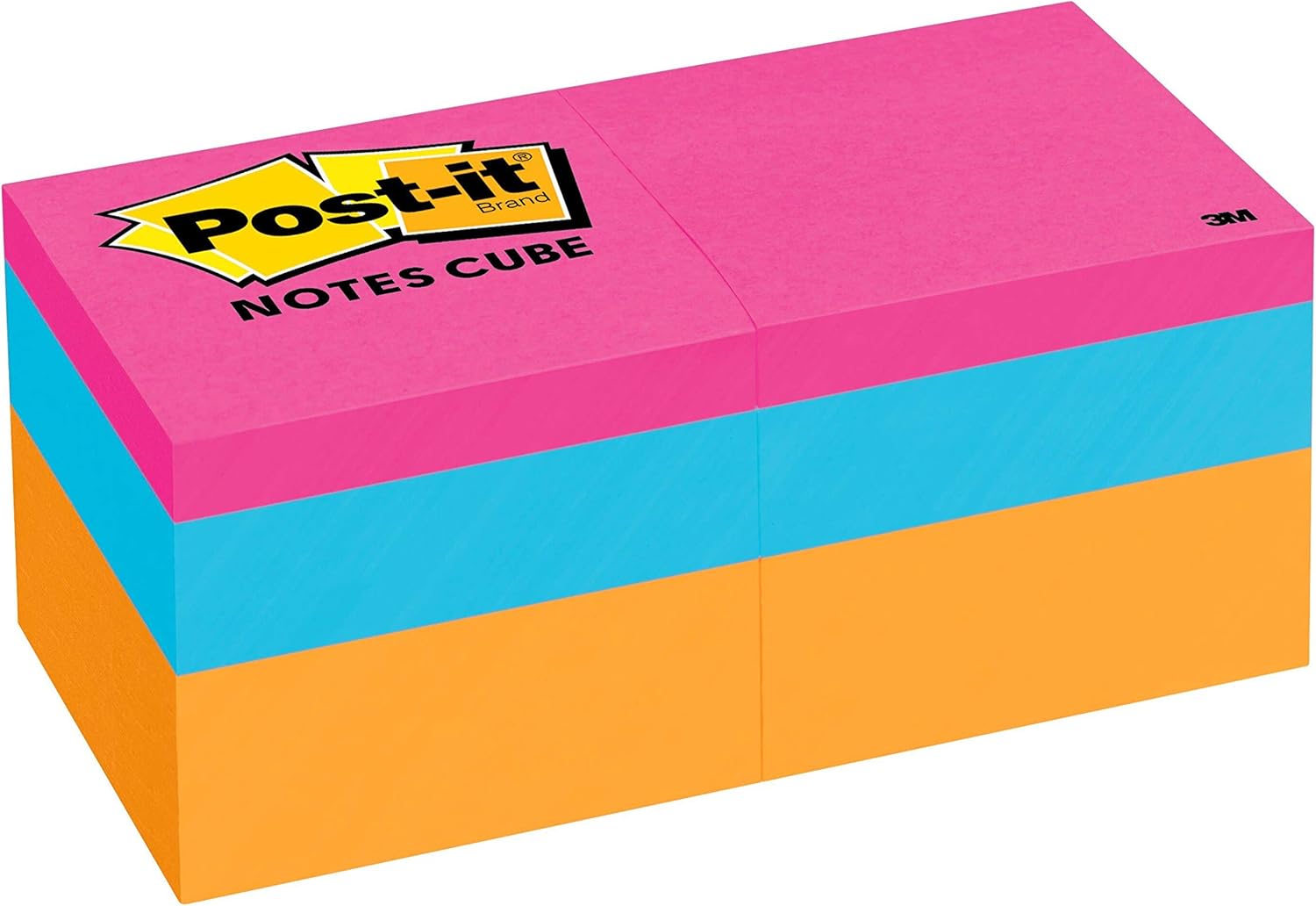 Amazon.com: Post-it Notas, 2x2 in, 2 cubos, notas adhesivas favoritas ...