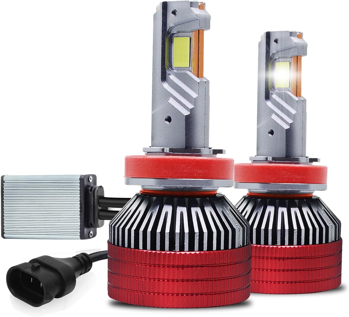 Crystal Eye 130W Ultra-Bright Car LED Headlight Bulbs - Upgrade Your ...