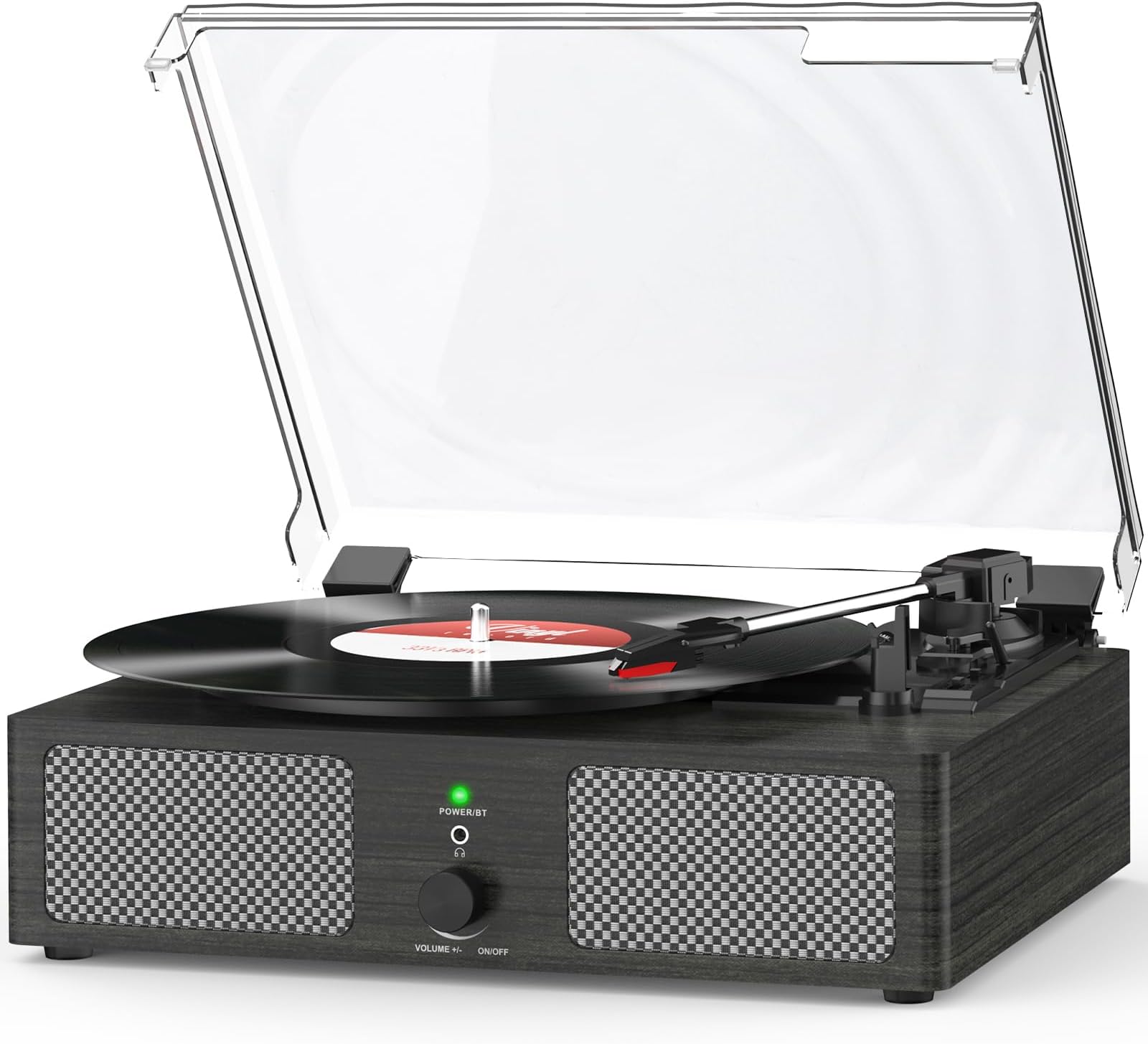 Amazon.com: Vangoa Vinyl Record Player with 2 Built-in Speakers ...