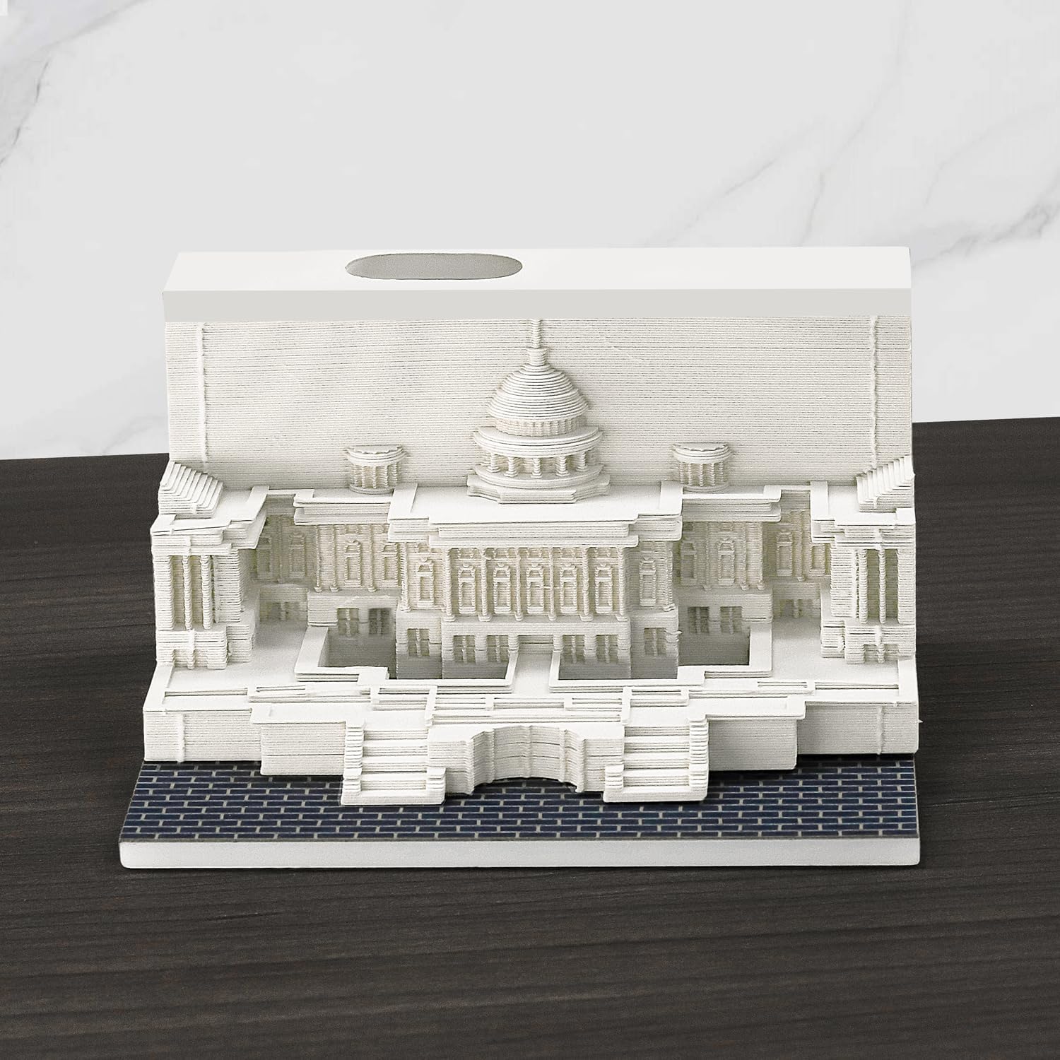 Amazon.com : Mood Pie Art Memo Pad,Creative White House Non Stick ...