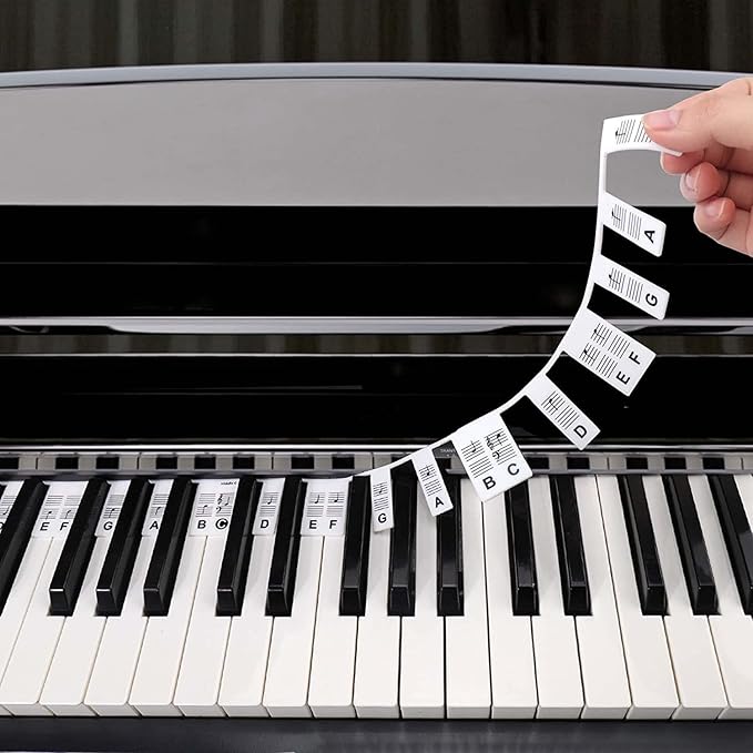 Amazon.com: 88 Keys 61 Keys Universal, Piano Notes Guide for Beginner ...