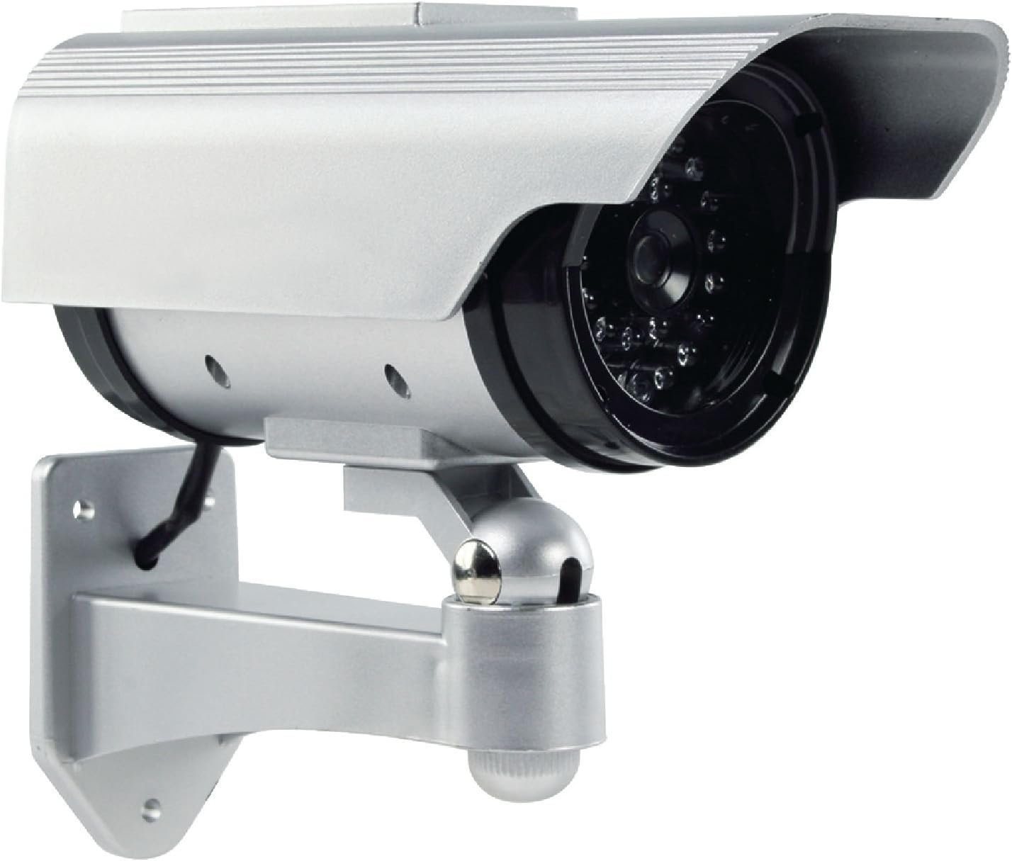 König SAS-DUMMYCAM35 Dummy Outdoor Camera Solar Power Grey, Kugel ...