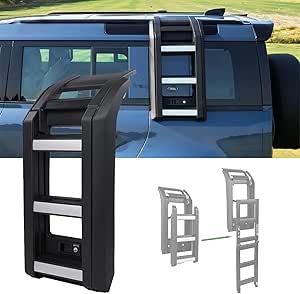 Amazon.com: Side Ladder for Defender, Side Access Ladder Roof Rack ...