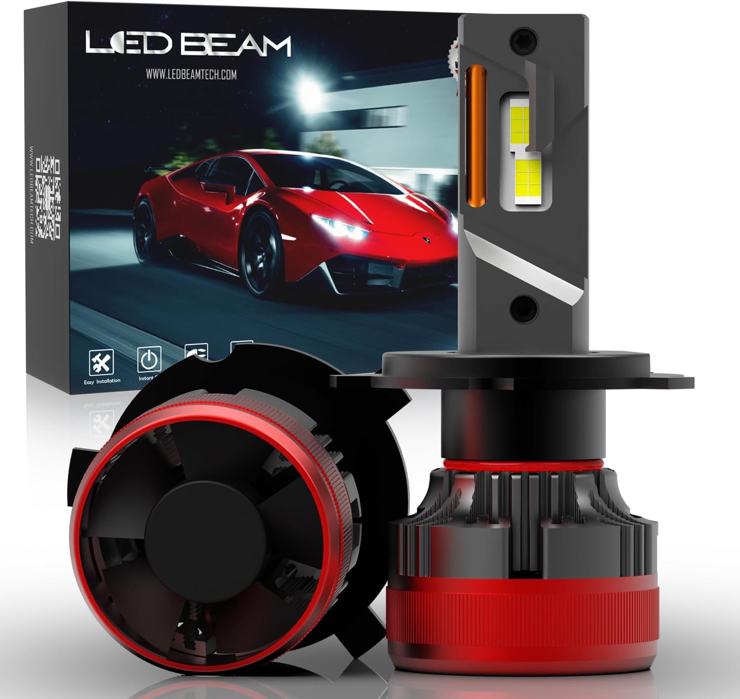 Blaupunkt Car Led V19 Pro Hp H4-H19 High Power Led Bulb - Velocity ...