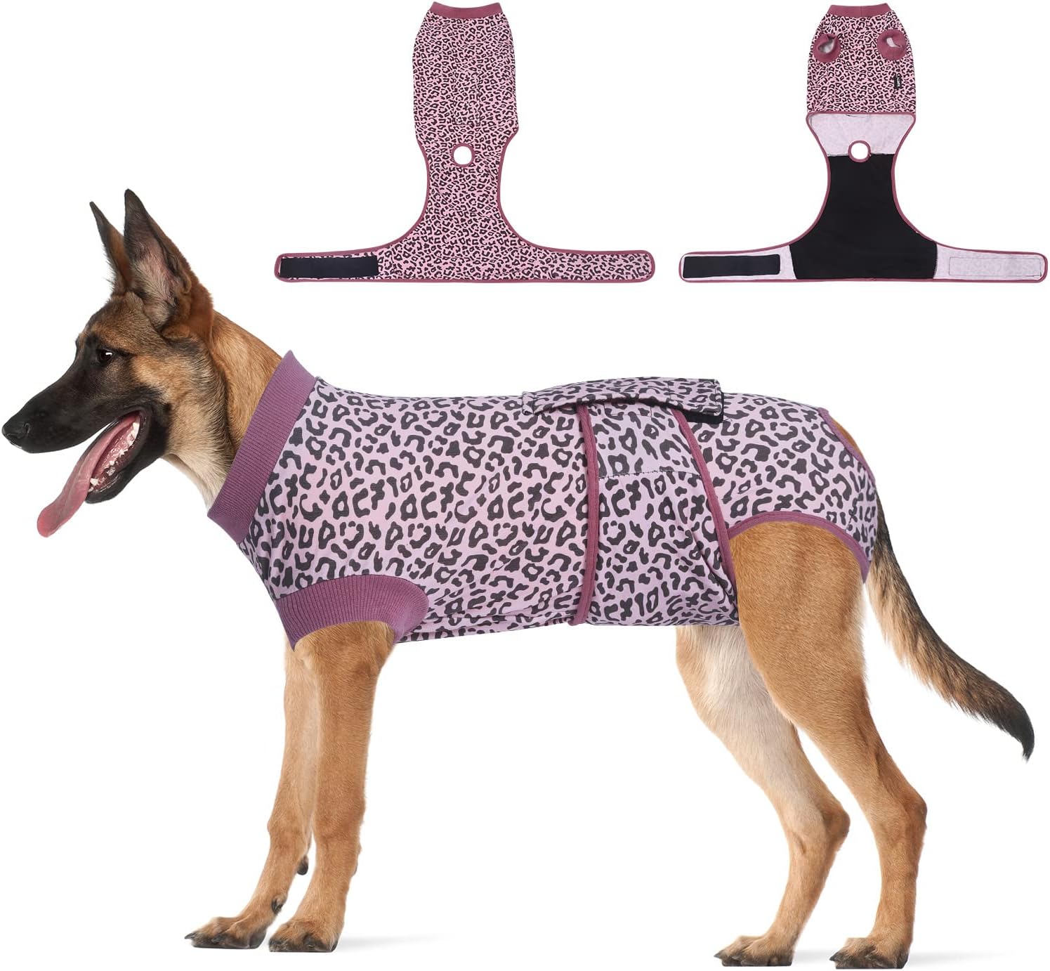 Amazon.com : Jiupety Dog Recovery Suit Adjustable, Dogs Bodysuit for ...
