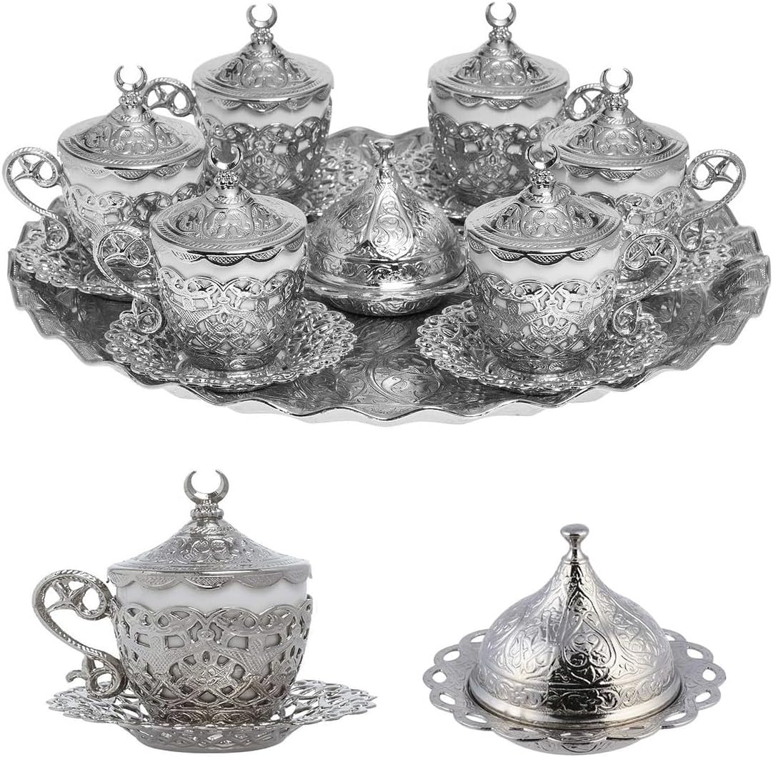 Amazon.com | Kt HOME Coffee Presentation Set Coffee Cup Set for 6 ...