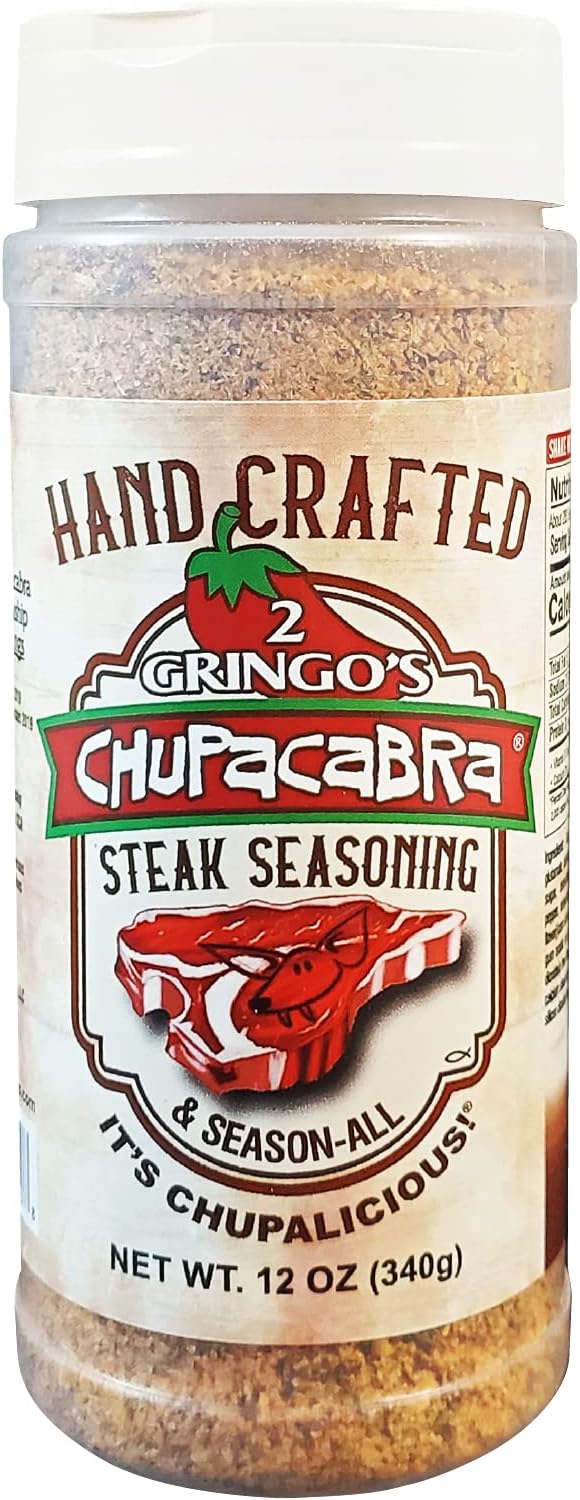 Amazon.com : 2 Gringos Chupacabra Steak Seasoning, 12 Ounces : Grocery ...
