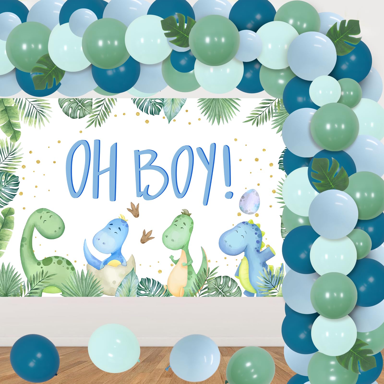 Baby Shower Decorations Blue And Gree Aqua ATV Baby Shower Party