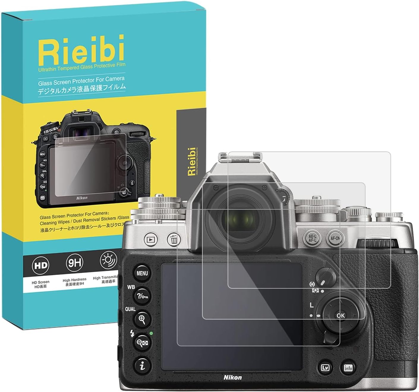 Amazon.com: (Pack of 3) Tempered Screen Protector for Nikon D7100 D7200 ...