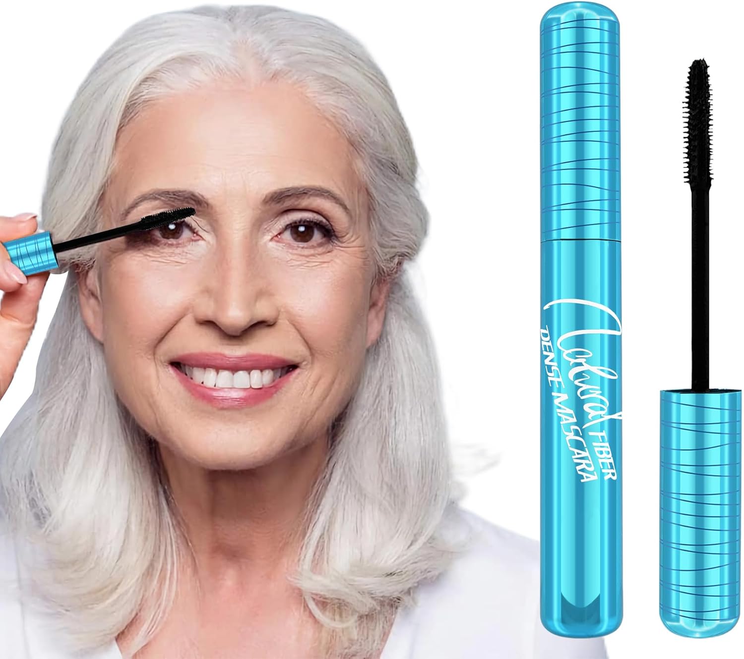 Mascara for Older Women 60 Plus, Waterproof Lengthening Mascara for ...