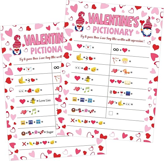 Amazon.com: chiazllta 30 Players Valentine’s Day Party Games for Adults ...