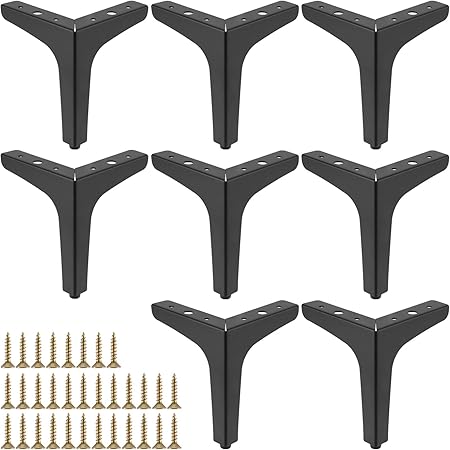 Amazon.com: ZEONHAK 8 PCS 6 Inches Height Triangle Furniture Feet ...