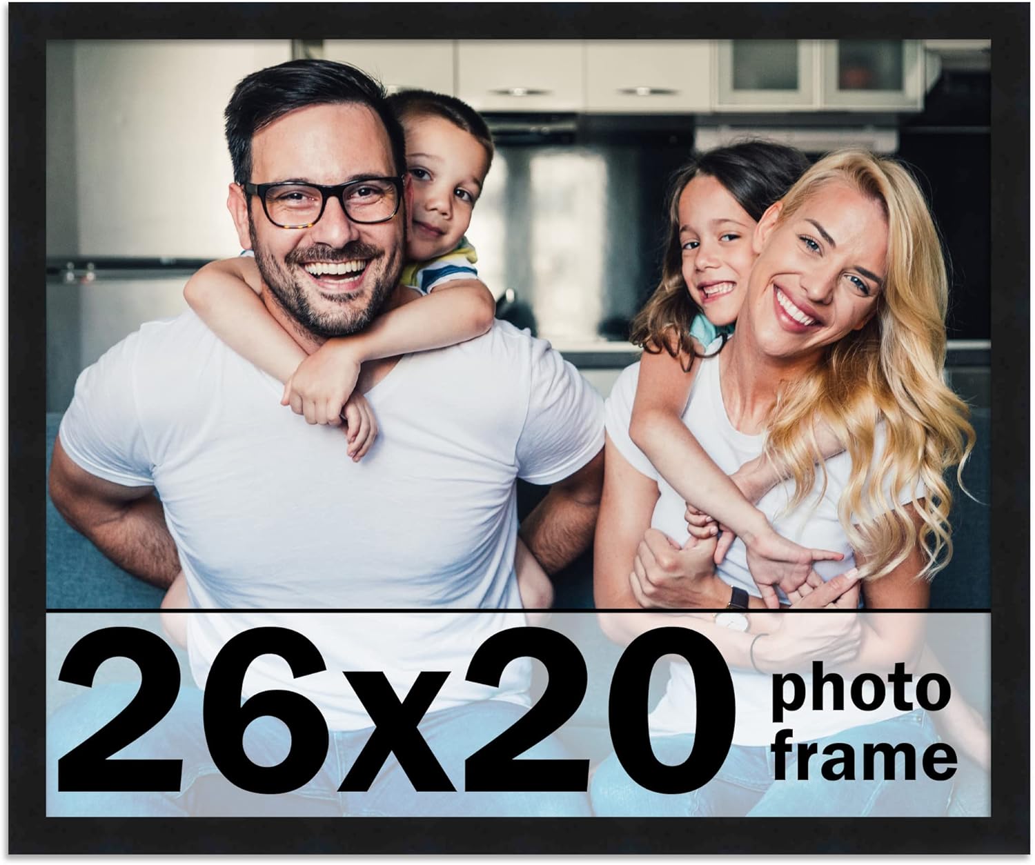 Amazon.com - 26x20 Frame Black Picture Frame - Complete Modern Photo ...