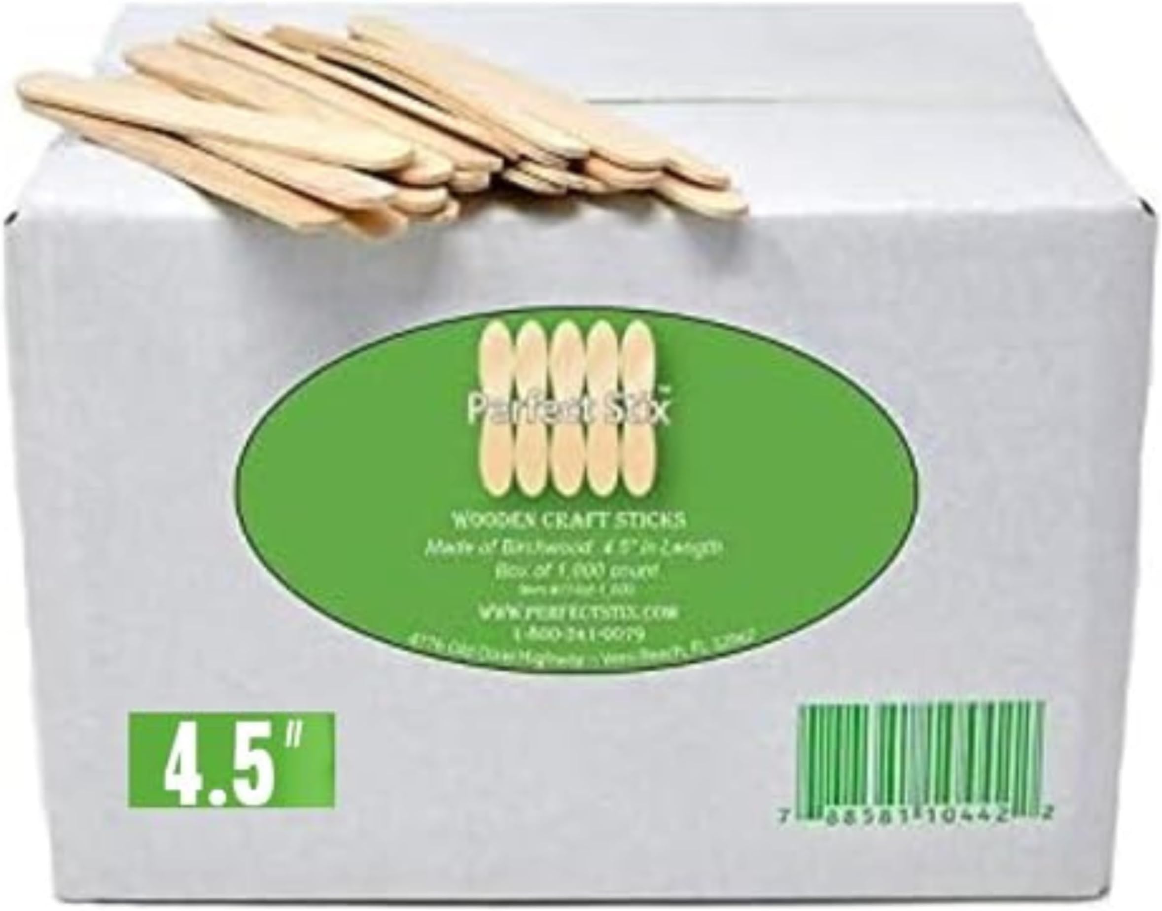 Amazon.com: Creative Arts by Charles Leonard Craft Sticks, Regular Size ...