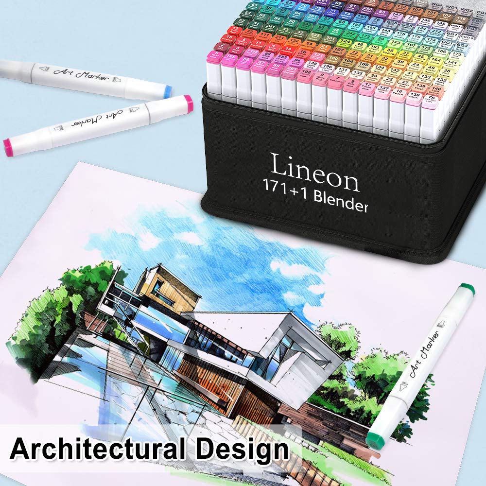 Rotuladores artísticos Lineon de 172 colores a base de...B083HY58Q1 ...