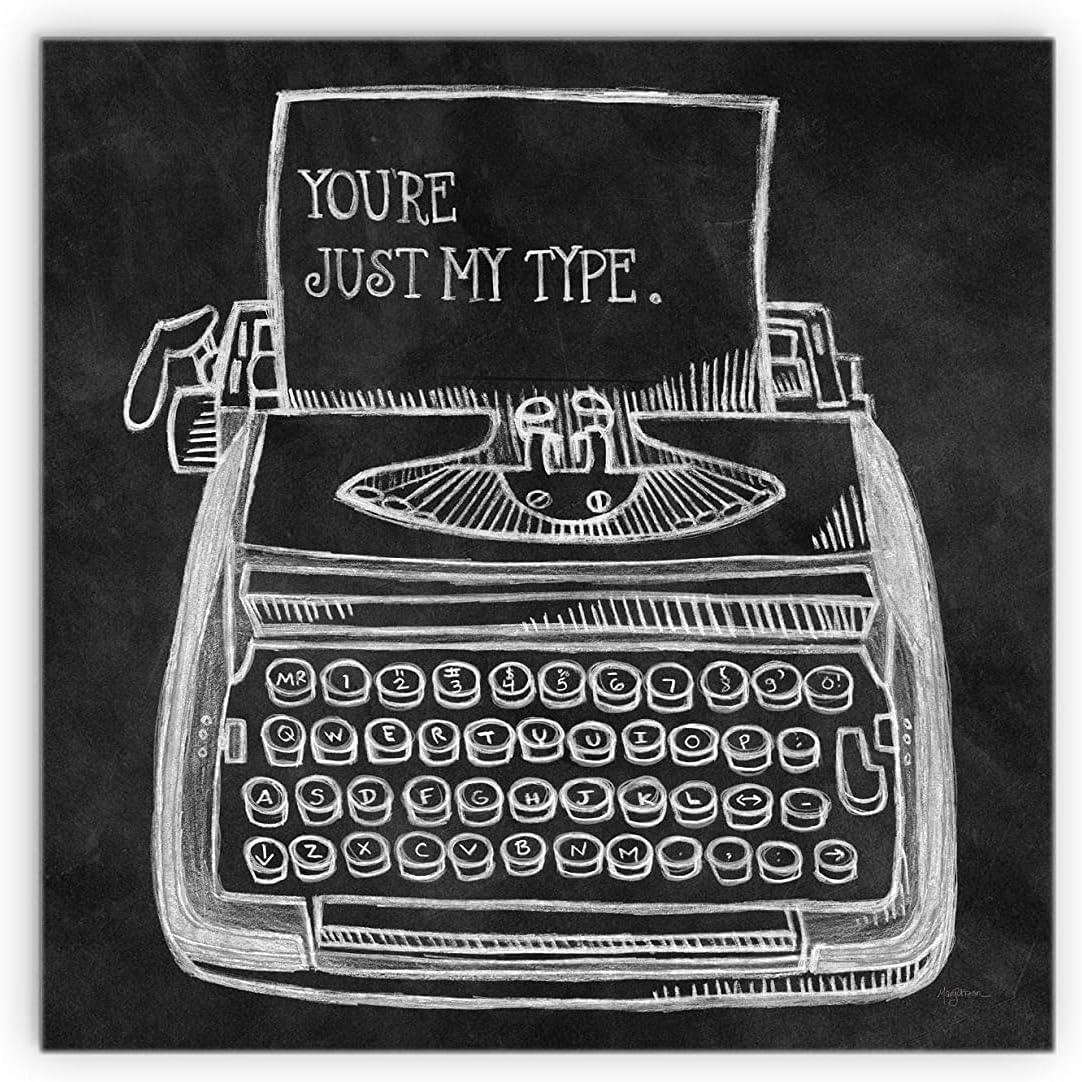 Amazon.com : Youre My Type, JoyRide Home Décor Wood Plaque, 12"x12 ...