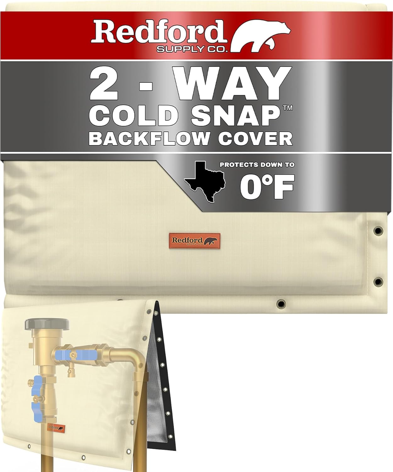 Redford Supply Co. Cold Snap (0°F) Backflow Preventer Insulation Cover ...