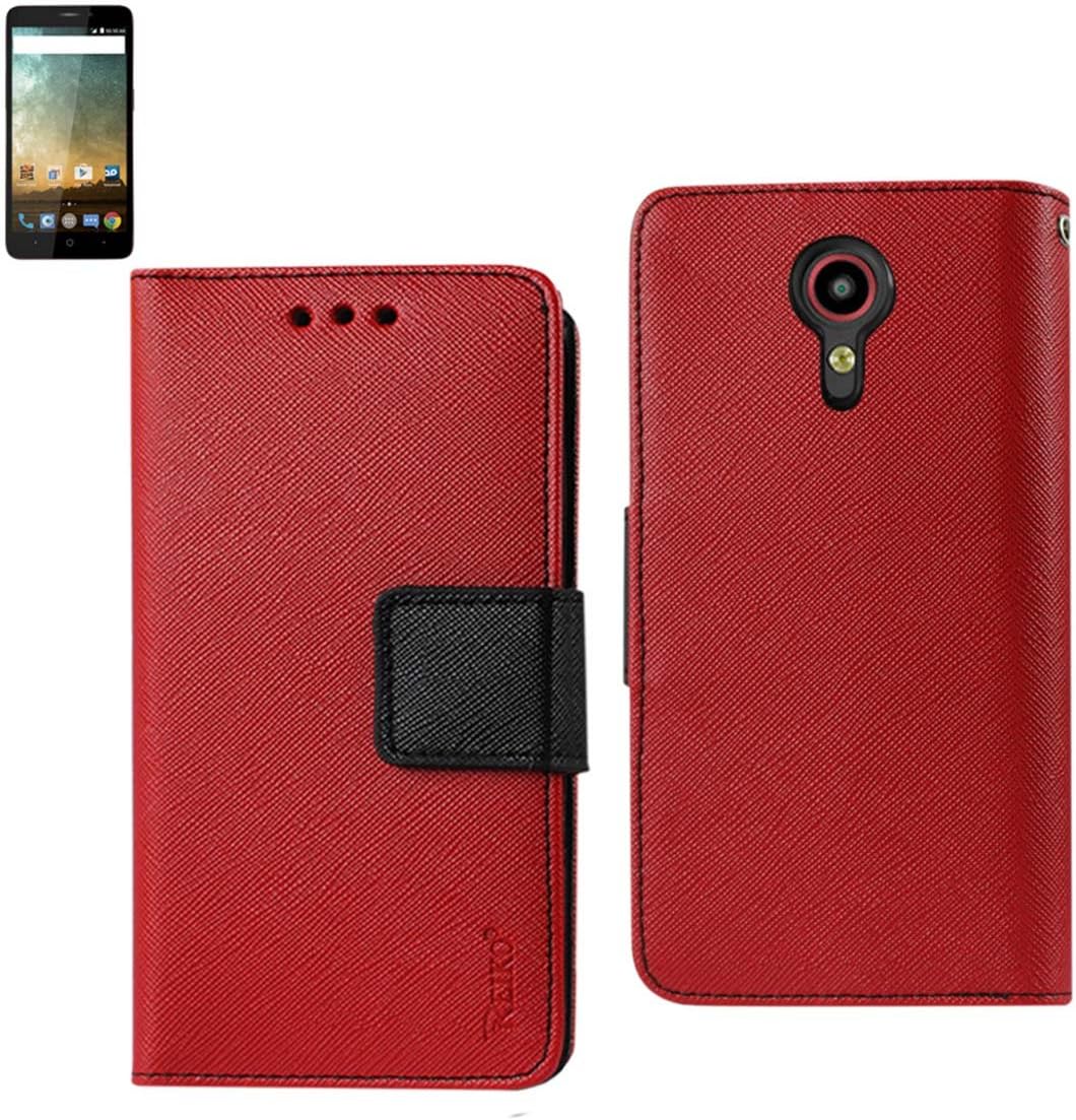 Amazon.com: Reiko Wireless Zte N817 Wallet Case 3-in-1 with Interior ...