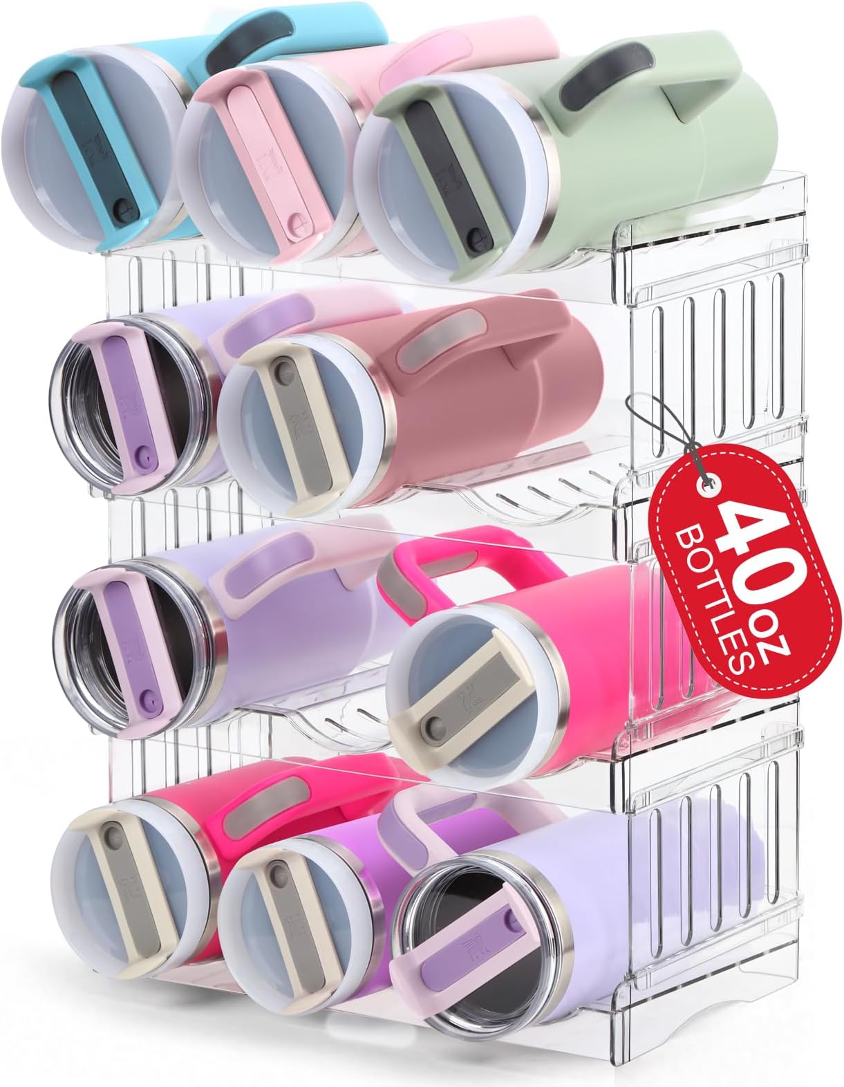 Amazon.com: RENYIH Water Bottle Organizer for Stanley 40 30 20 Oz ...
