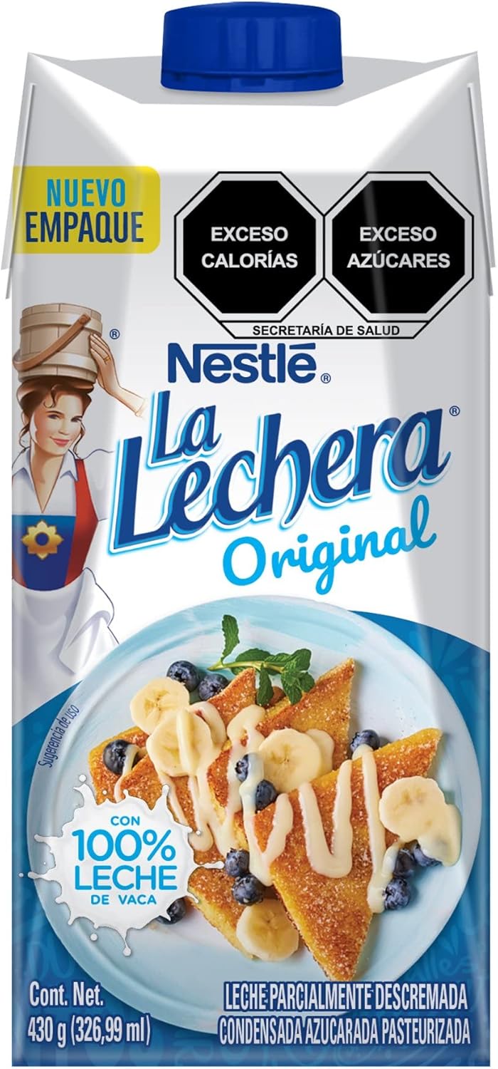 Leche Condensada Nestlé La Lechera Cartón 430g : Amazon.com.mx ...