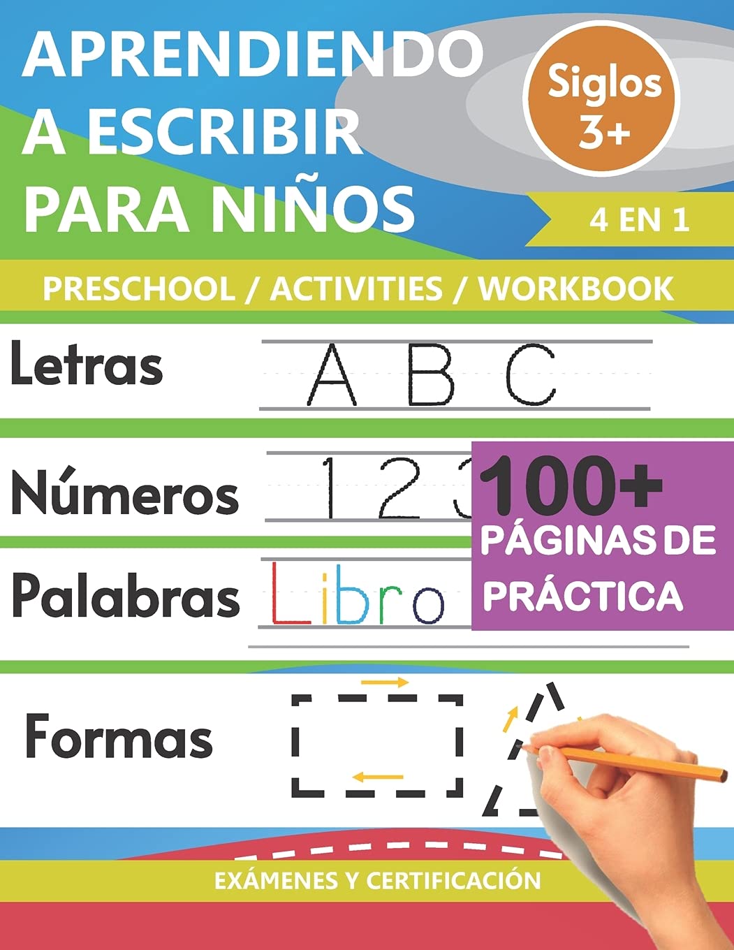 Aprendiendo A Escribir Para Ninos Escribir Letras Numeros Palabras ...