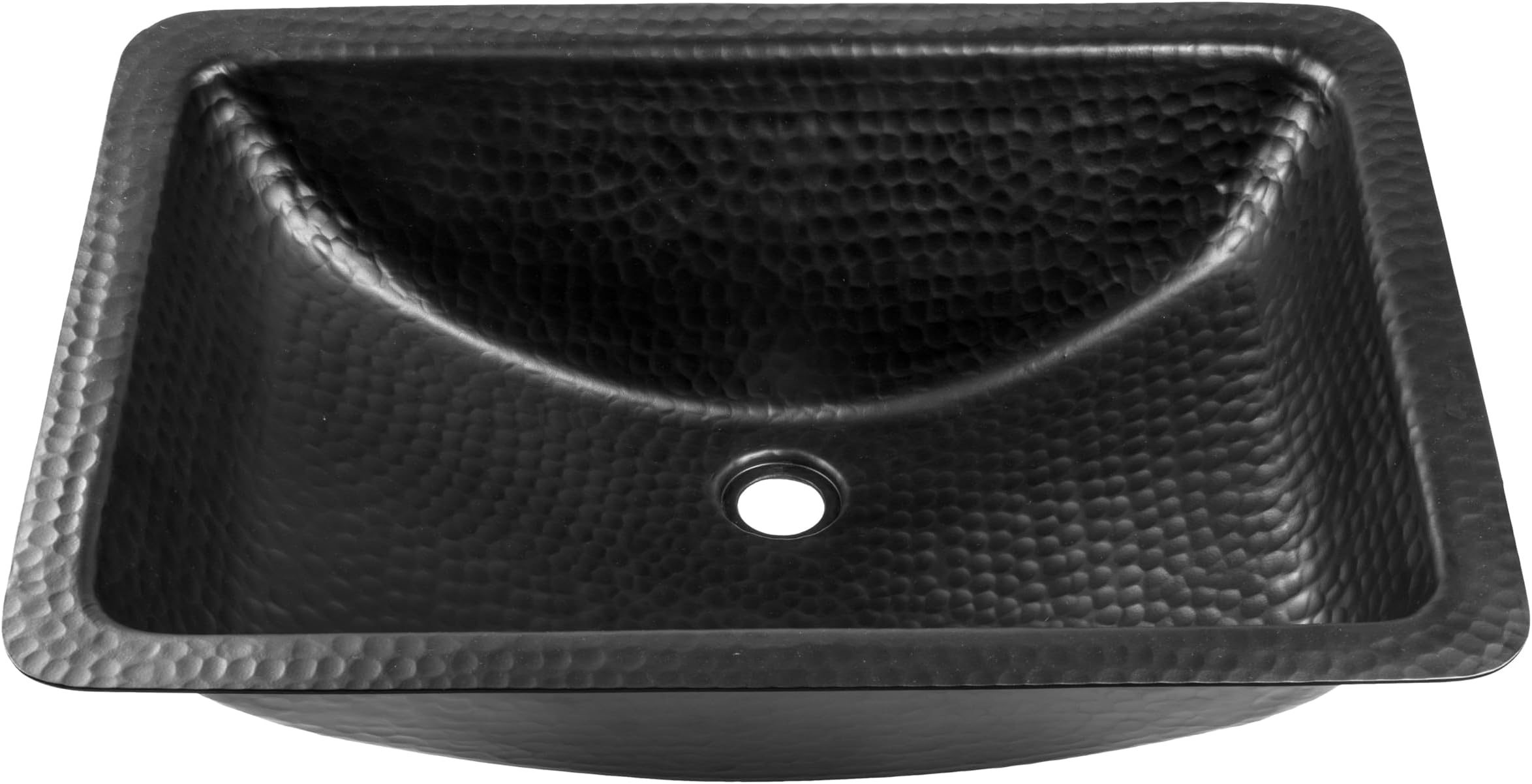 Monarch Abode 19195 Hand Hammered Black Venetian Dual Mount Bathroom ...