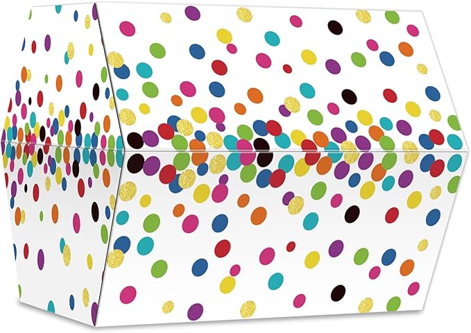 Amazon.com: Confetti Treasure Chest Box Classroom Decorations Confetti ...