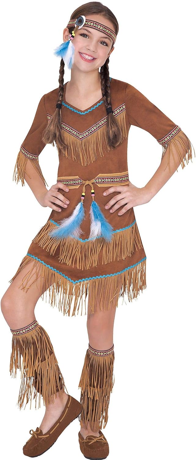 Amazon.com: Amscan 842013 Native American Costume with Accessories ...