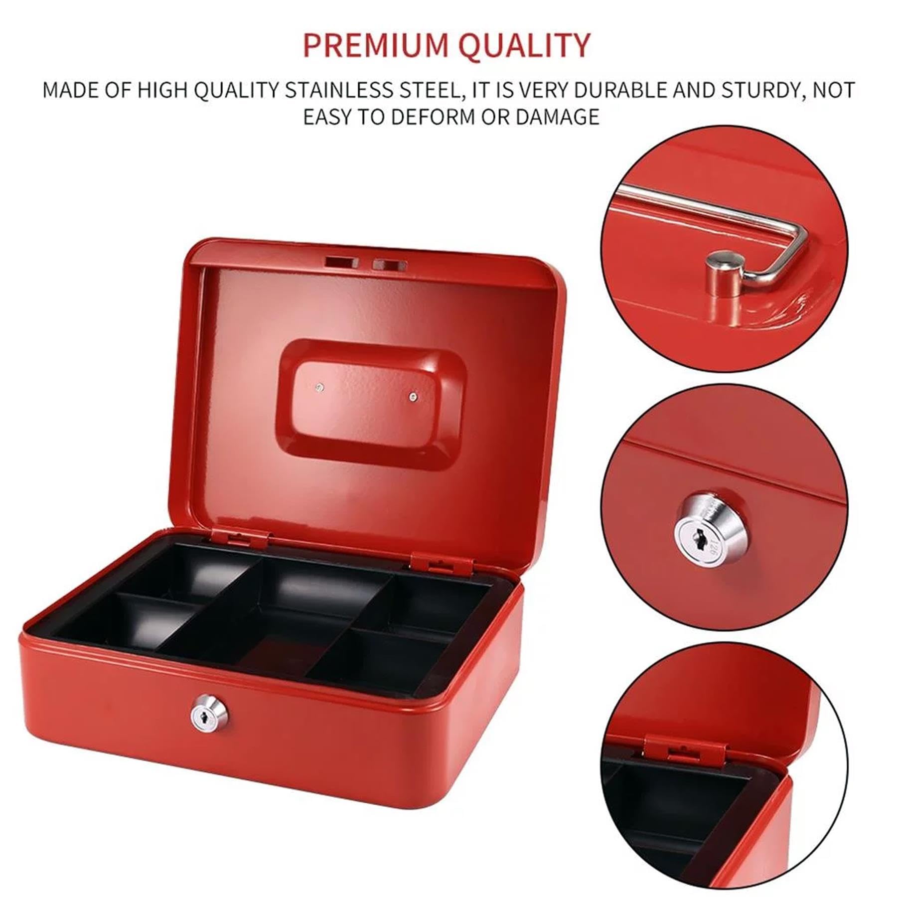Lockable Money Box Ultimate Cash Box 12