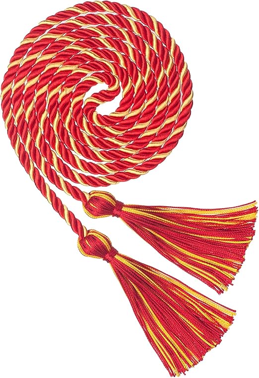 Amazon.com: GHGMAO Graduation Cords, Red Gold Graduation Honor Cord for ...