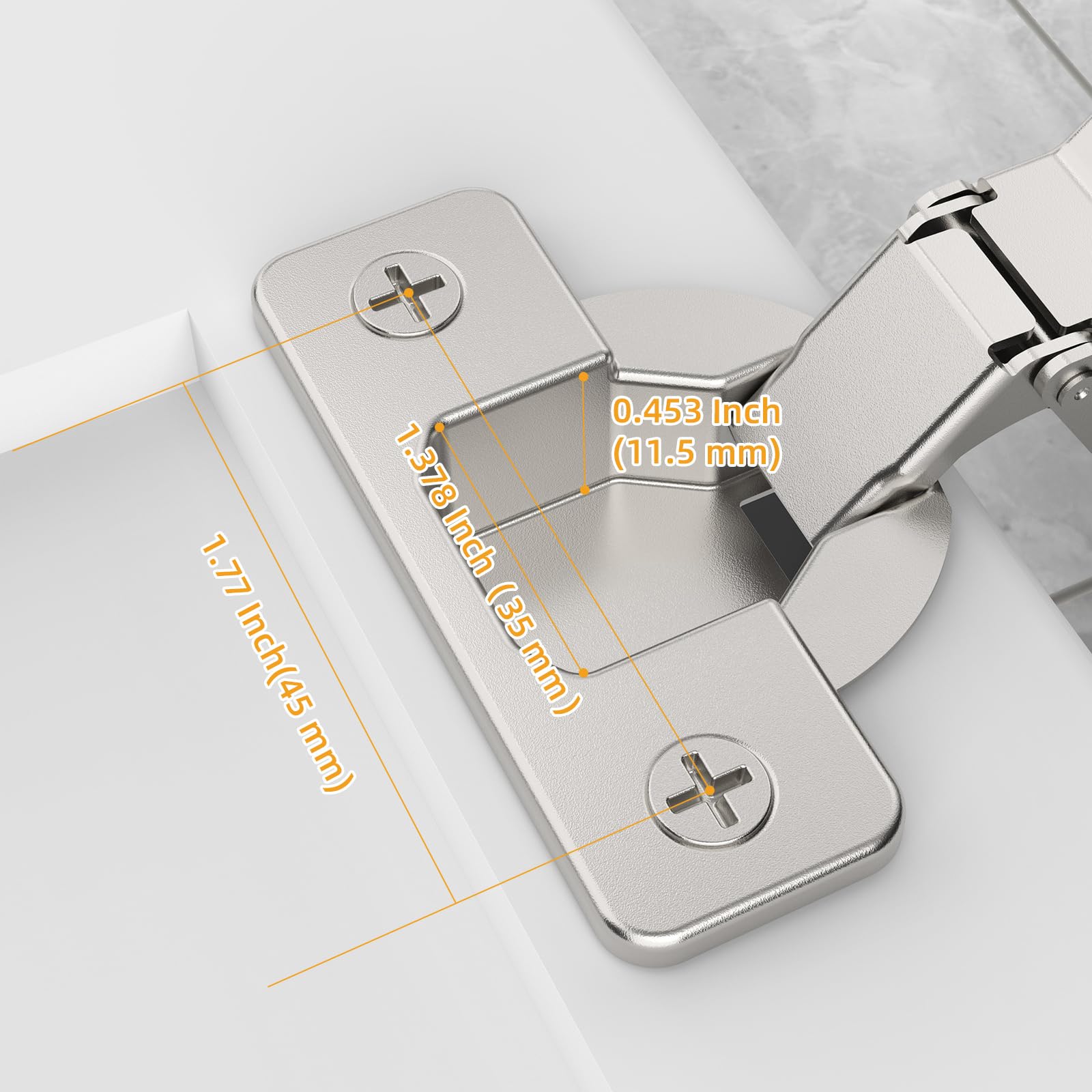 Snapklik.com : Chibery 2 Pack 120 Full Overlay Frameless Soft Close ...