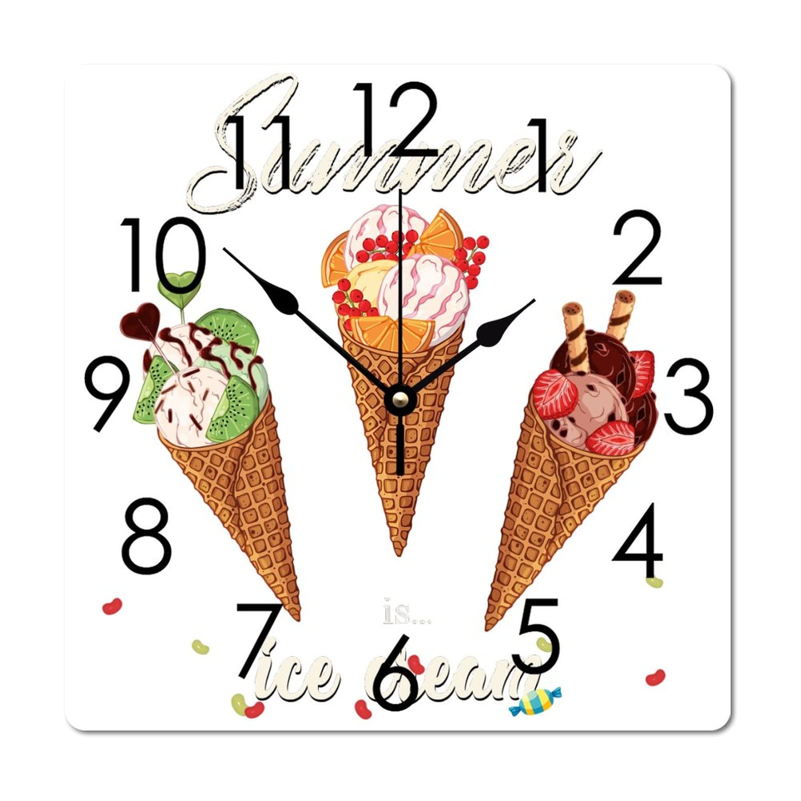 Ice Cream Time Clocks