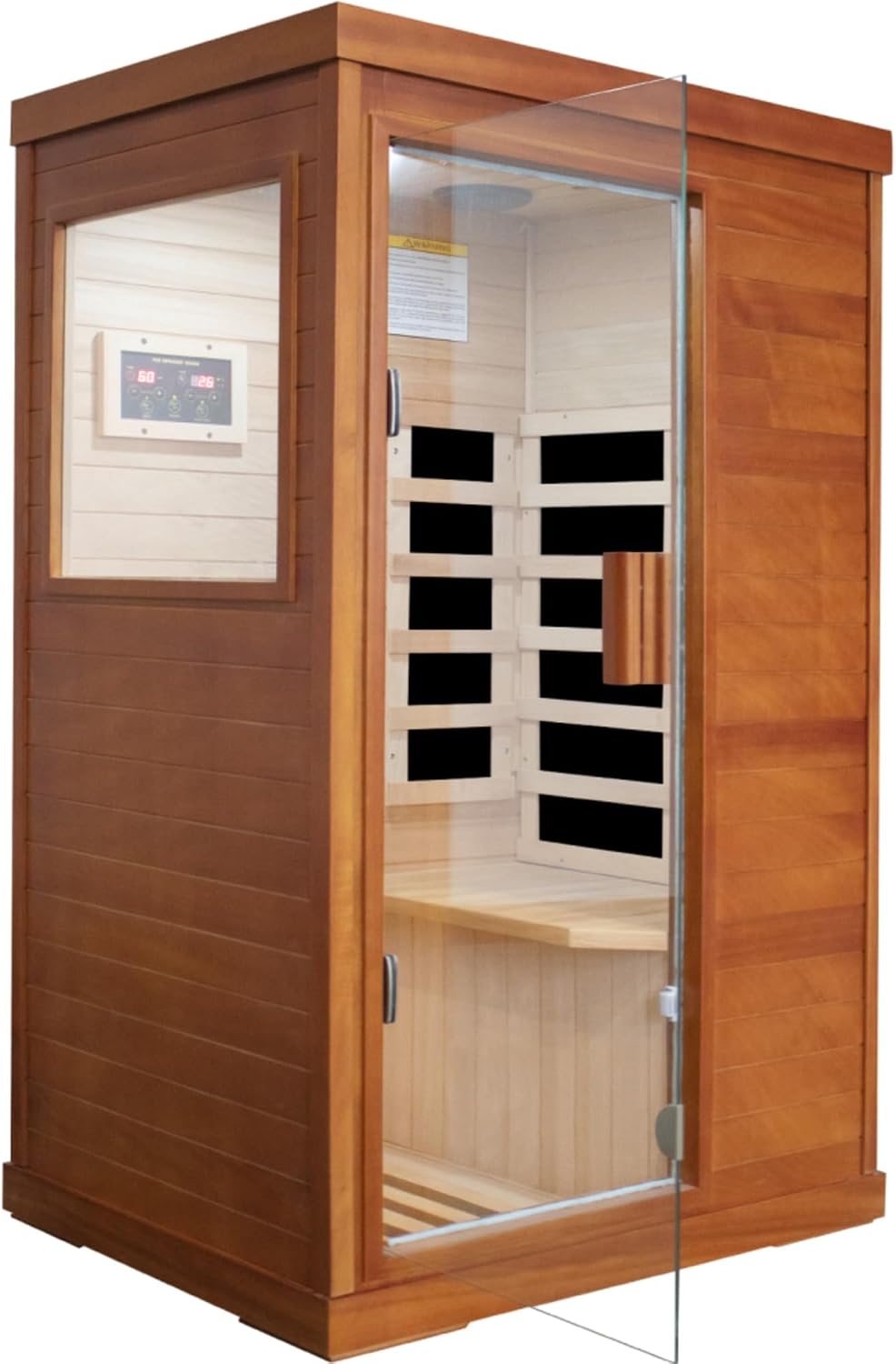 Amazon.com : Infrared Sauna for Home Spa - Wooden Cabin with Far ...