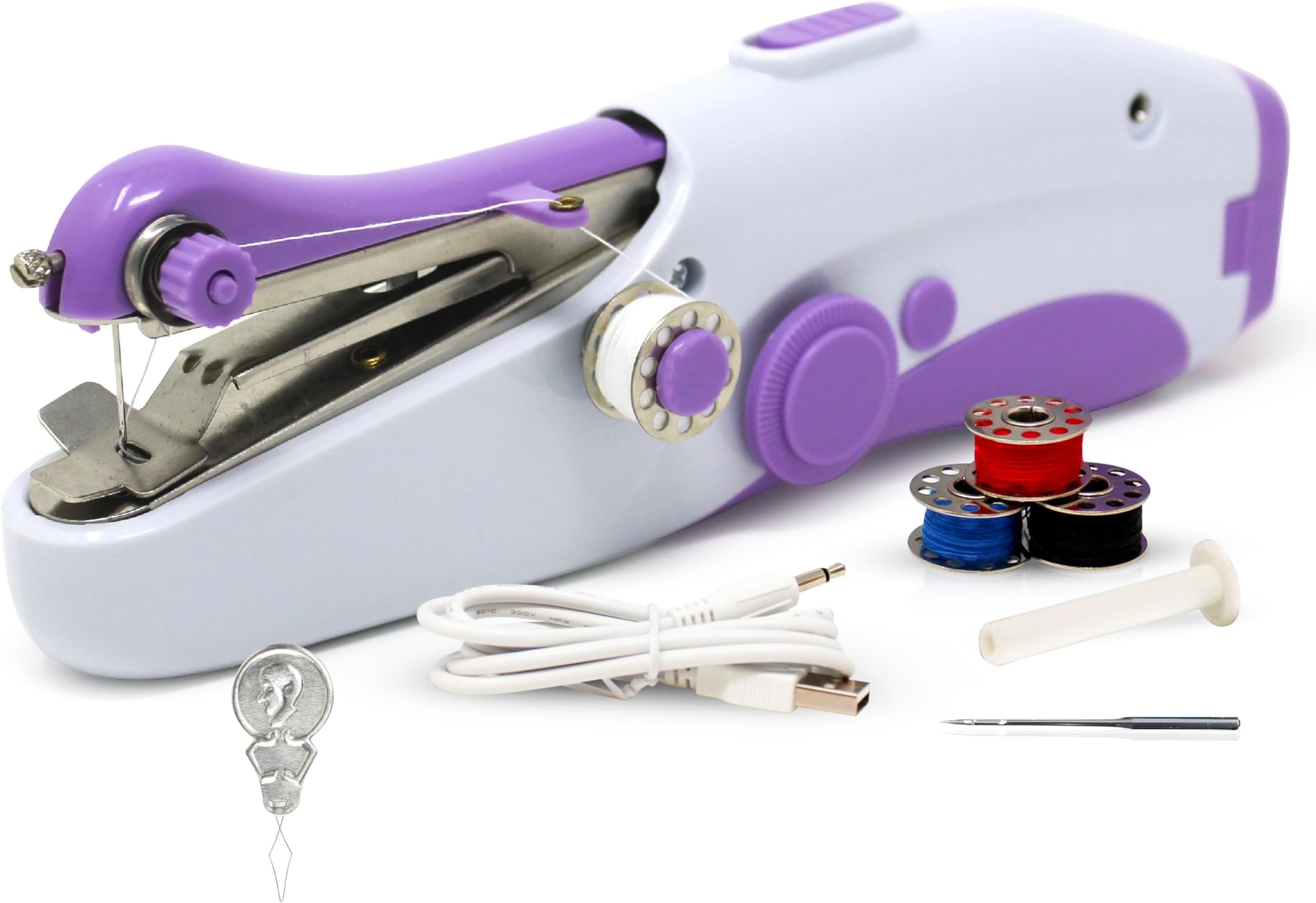 Amazon.com: Handheld Sewing Machine, Mini sewing machine, Easy to Use ...