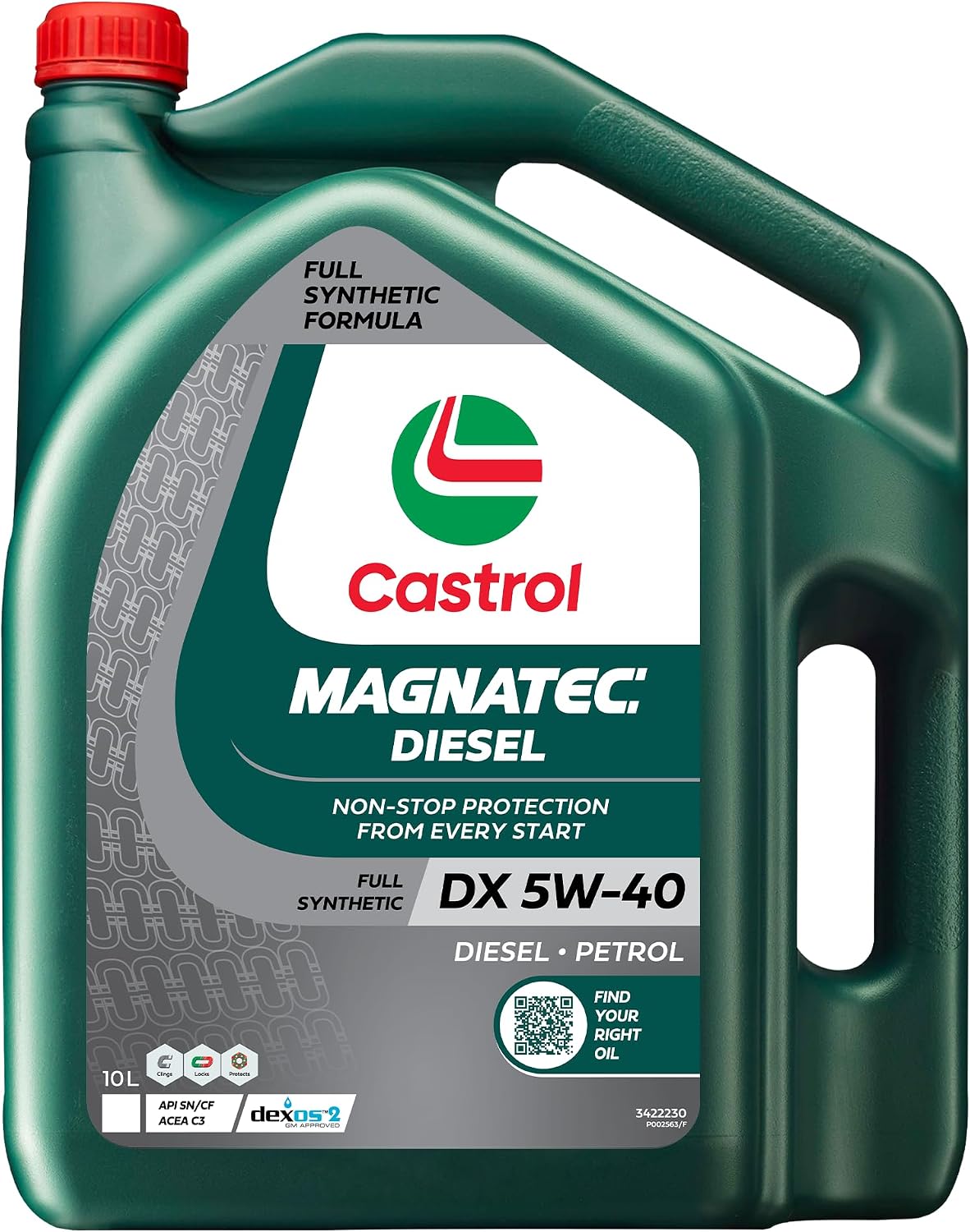 Castrol Magnatec DX 5W-40 Diesel Engine Oil 10 Litre: Automotive ...