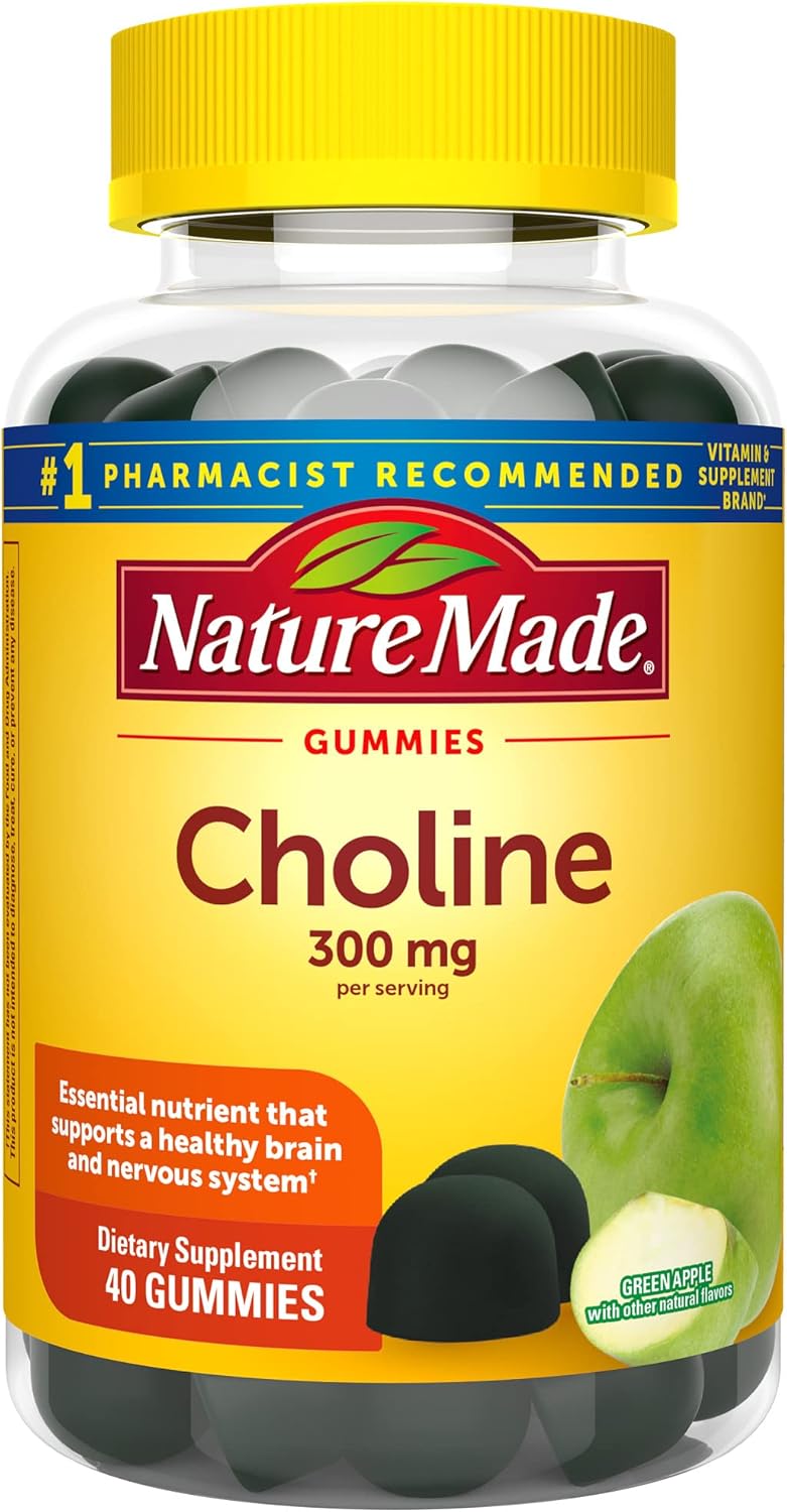 Amazon.com: Nature Made Choline Supplements, Supports Liver Health ...