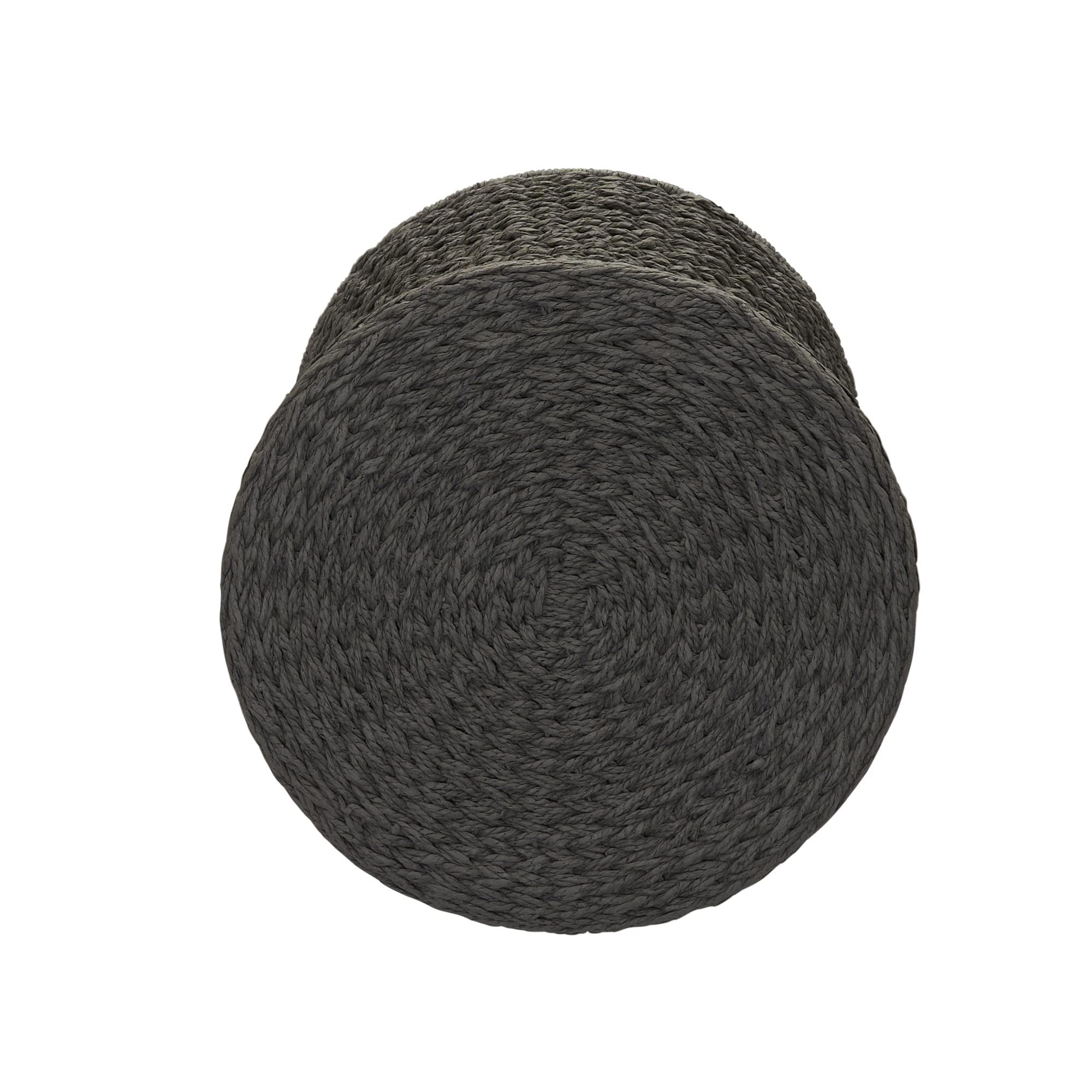 Snapklik.com : Household Essentials Handwoven Paper Rope Stool