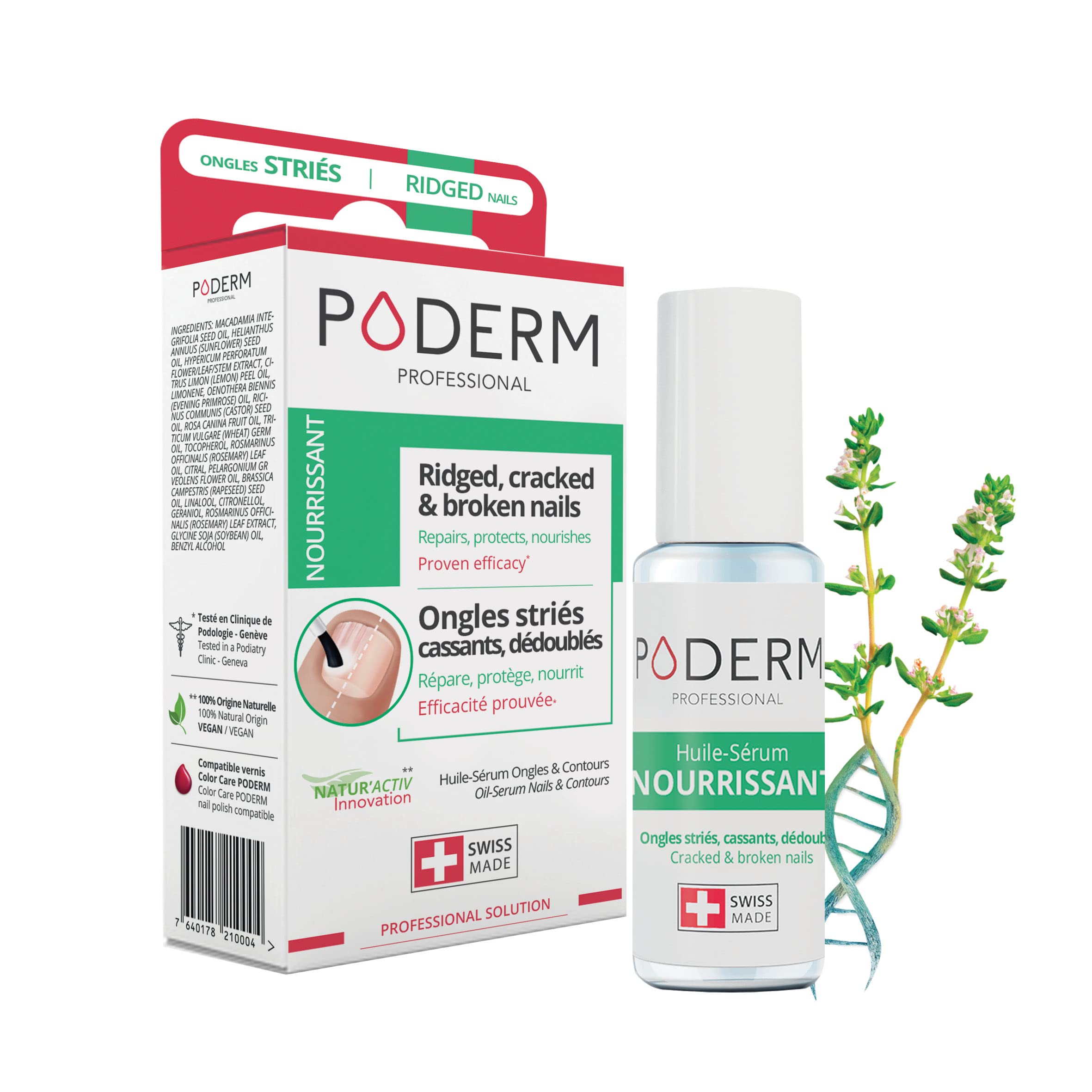 Buy PODERM - FRAGILE, SPLITTING, RIDGED NAILS - 2-in-1 with s with ...