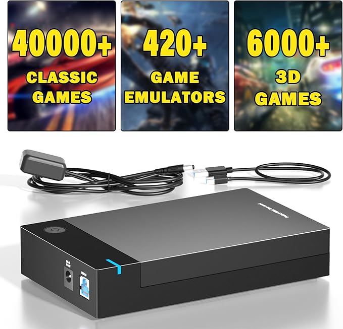 12TB Retro Gaming Hard Drive - Retro Game Console HDD 40000+Video Games ...