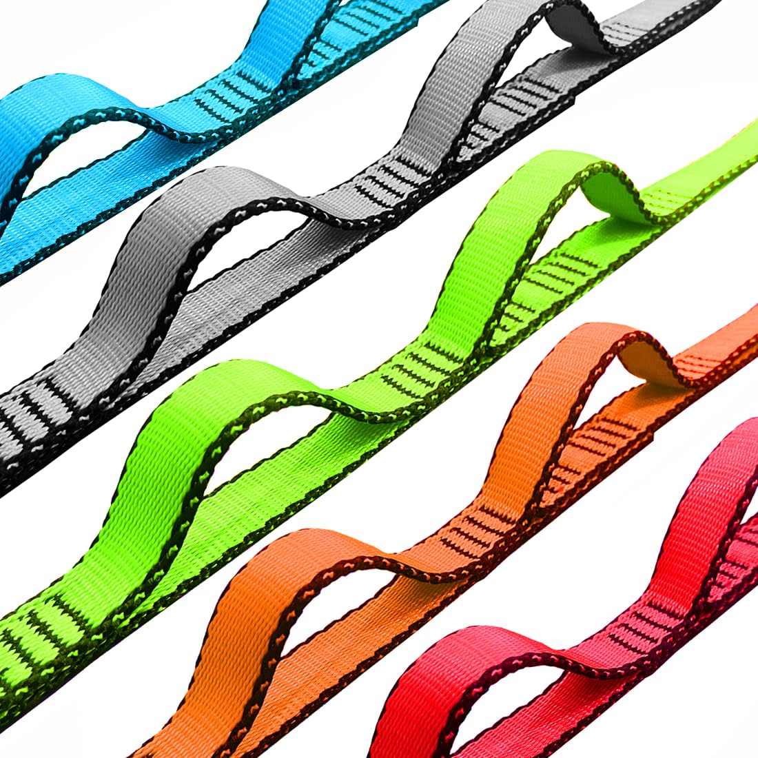 Snapklik.com : 53 Inches Nylon Daisy Chains Rope Climbing Lanyard ...