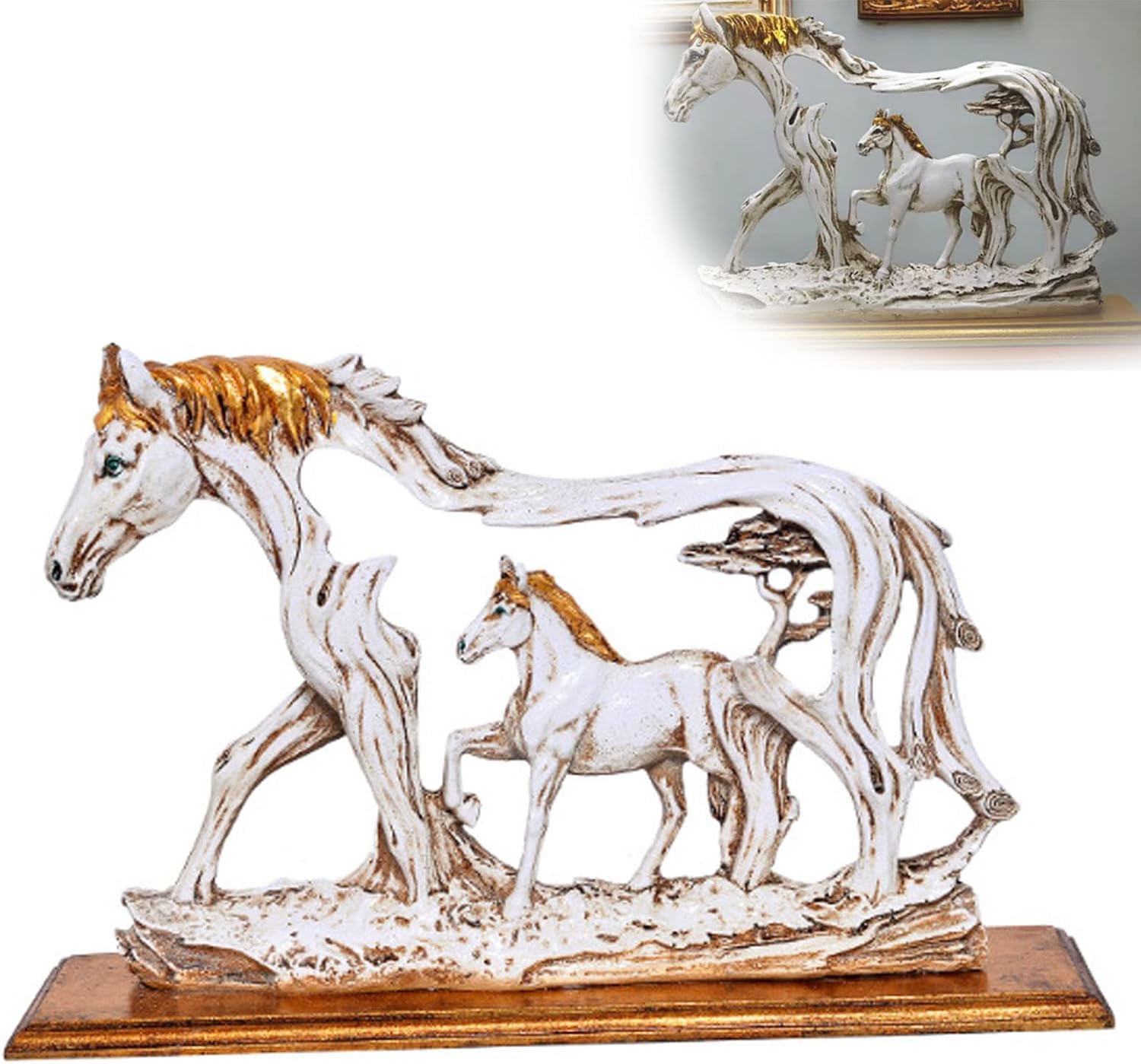 Amazon.com: Sheremart Gallopressia, Sherum Gallopressia, Horse Statues ...