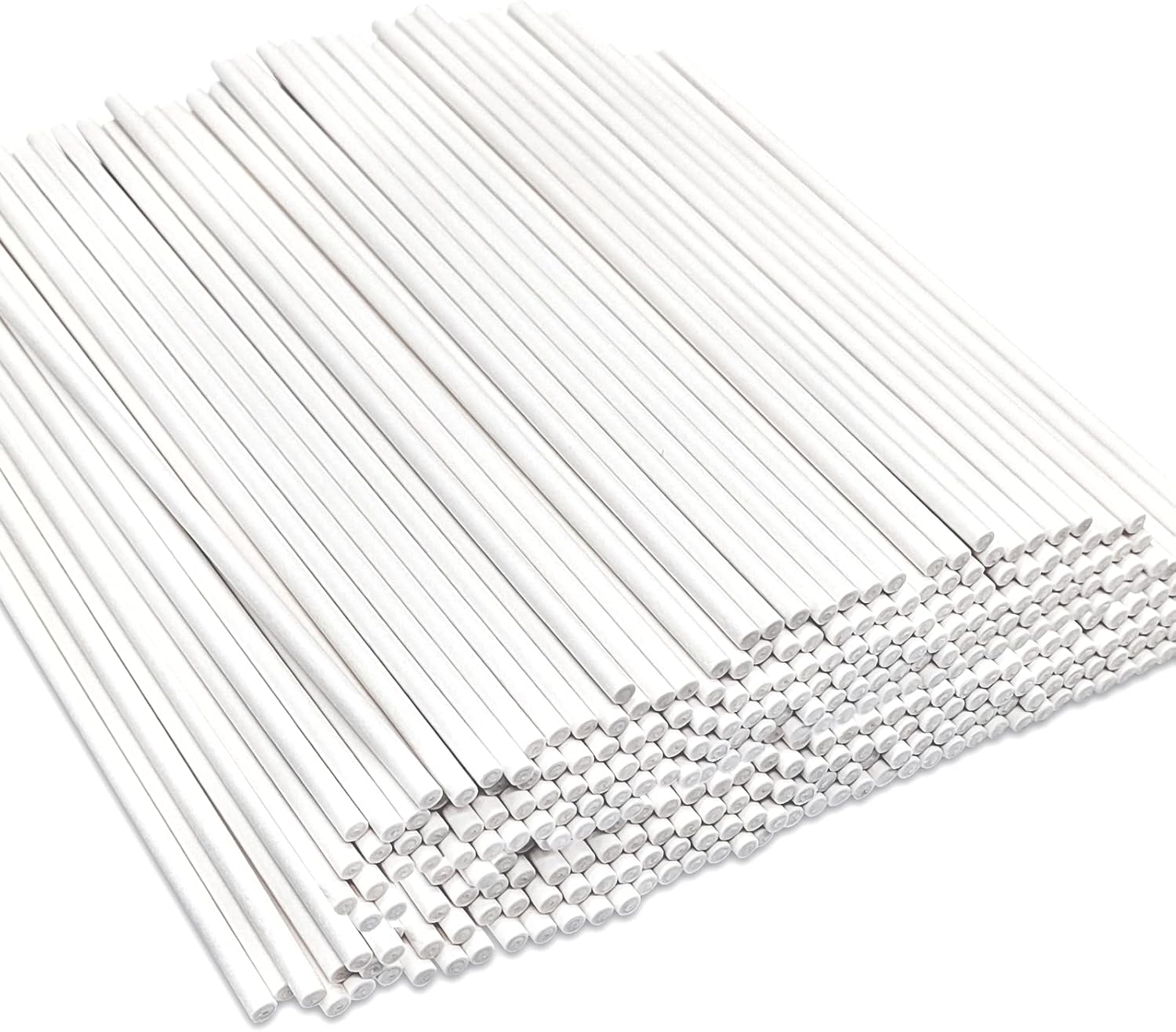 Amazon.com: 200PCS 6 Inch White Paper Lollipop Sticks,Paper Treat ...