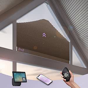 Amazon.com: Graywind Smart Angled Blinds Compatible with Alexa Google Motorized Elongated ...