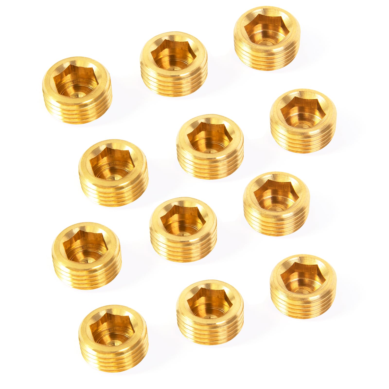 Snapklik.com : ChillWaves Brass Pipe Fitting, Internal Hex Head Socket ...