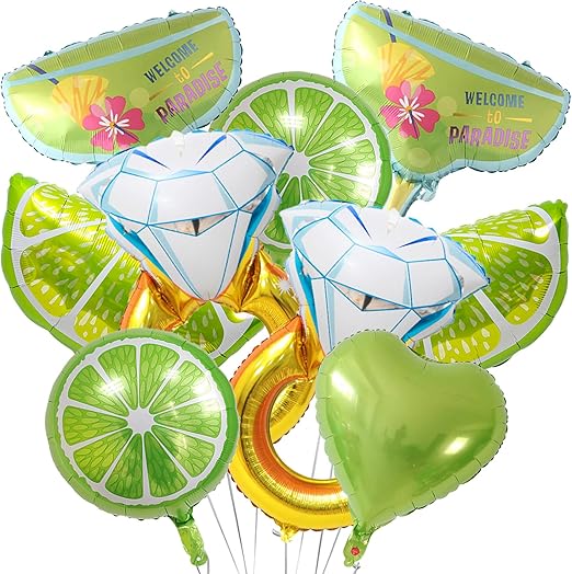 Amazon.com: 12Pcs Margs and Matrimony Bachelorette Balloons, Lime ...