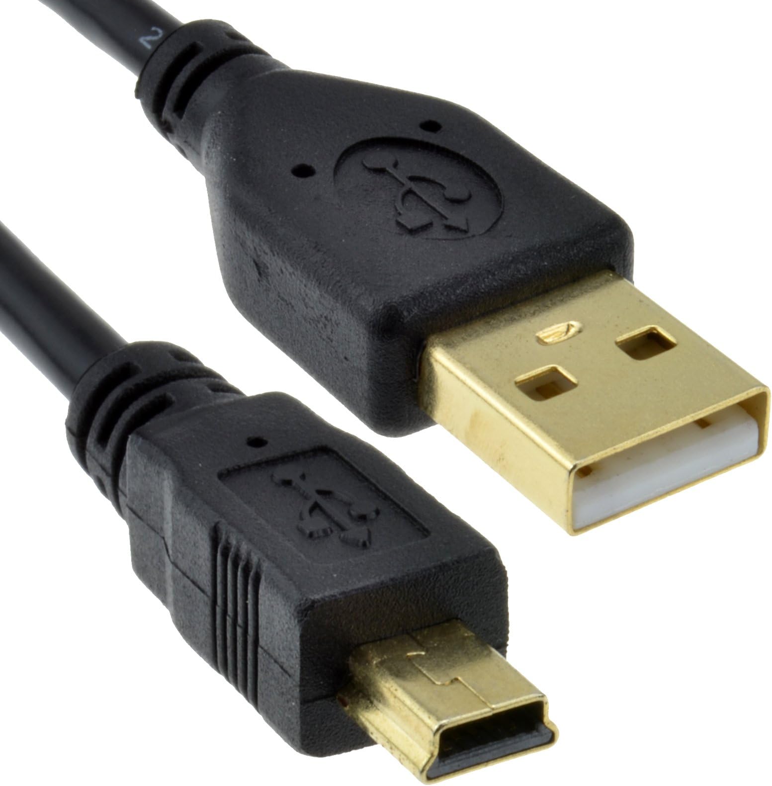 kenable USB 2.0 24AWG Hi-Speed A to mini-B 5 pin Cable Power & Data ...