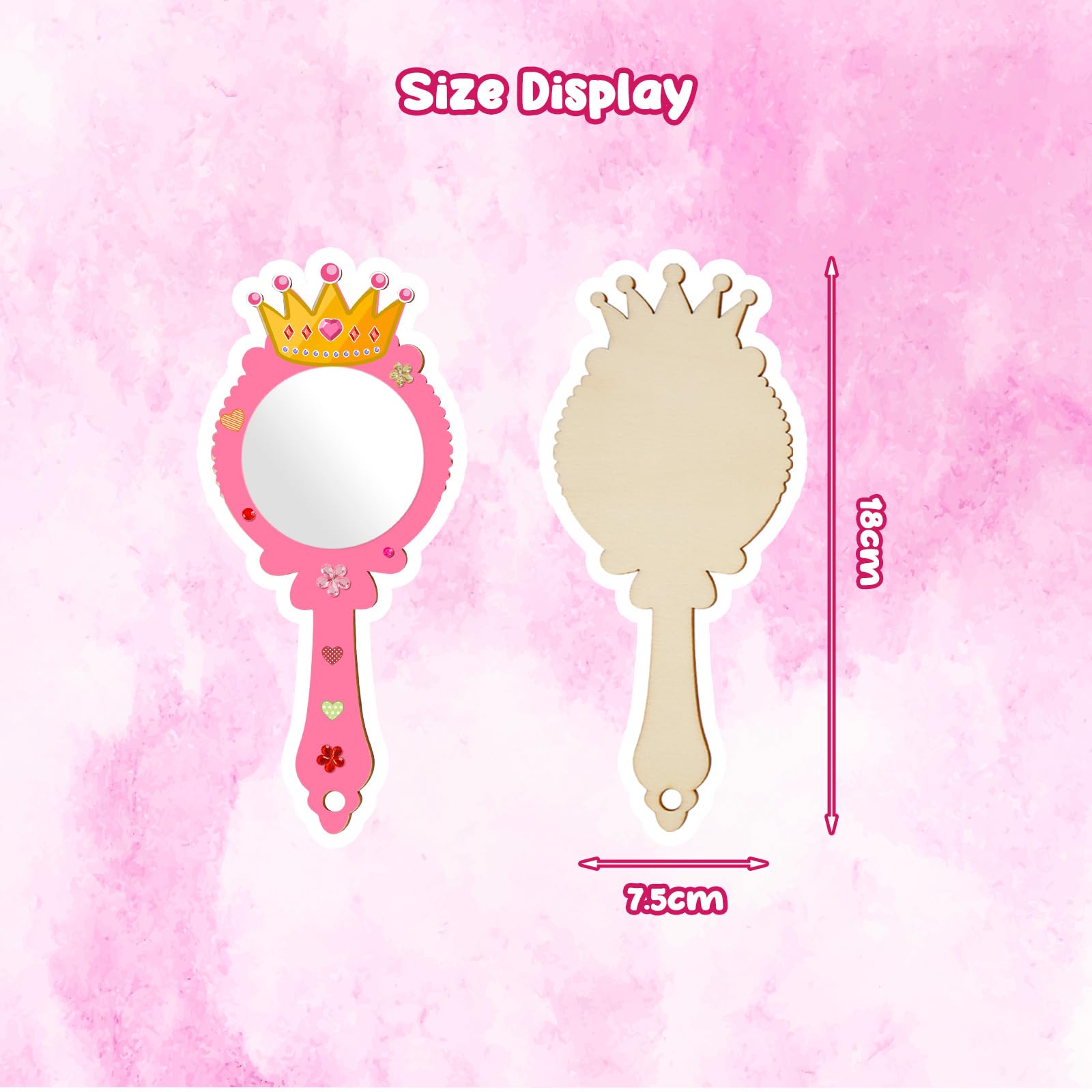 Princess Hand Mirror Template Fevicreate Stick N Create Mirror Magic
