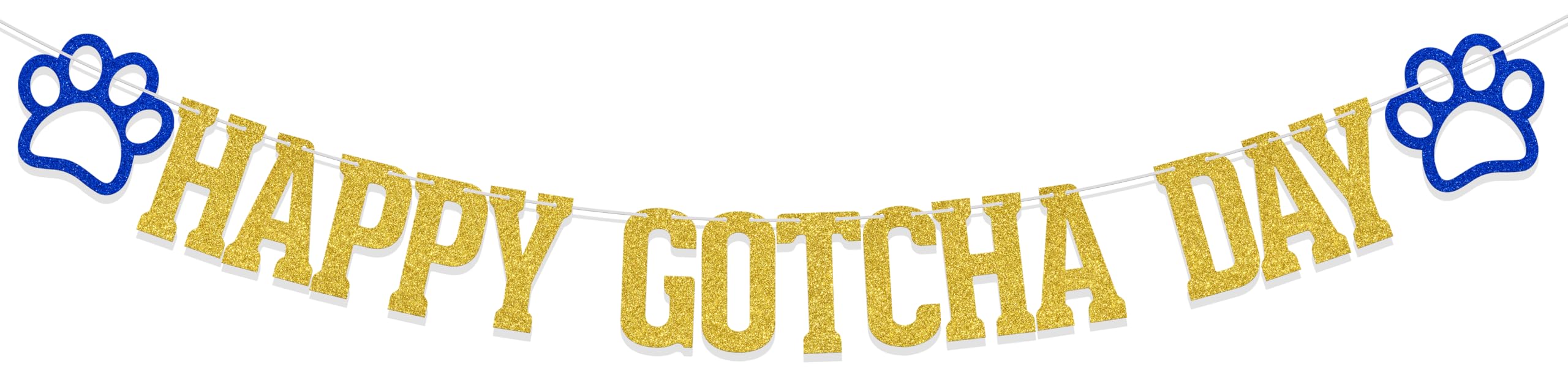 Snapklik.com : Happy Gotcha Day Banner Pet Adoption Party Decorations ...